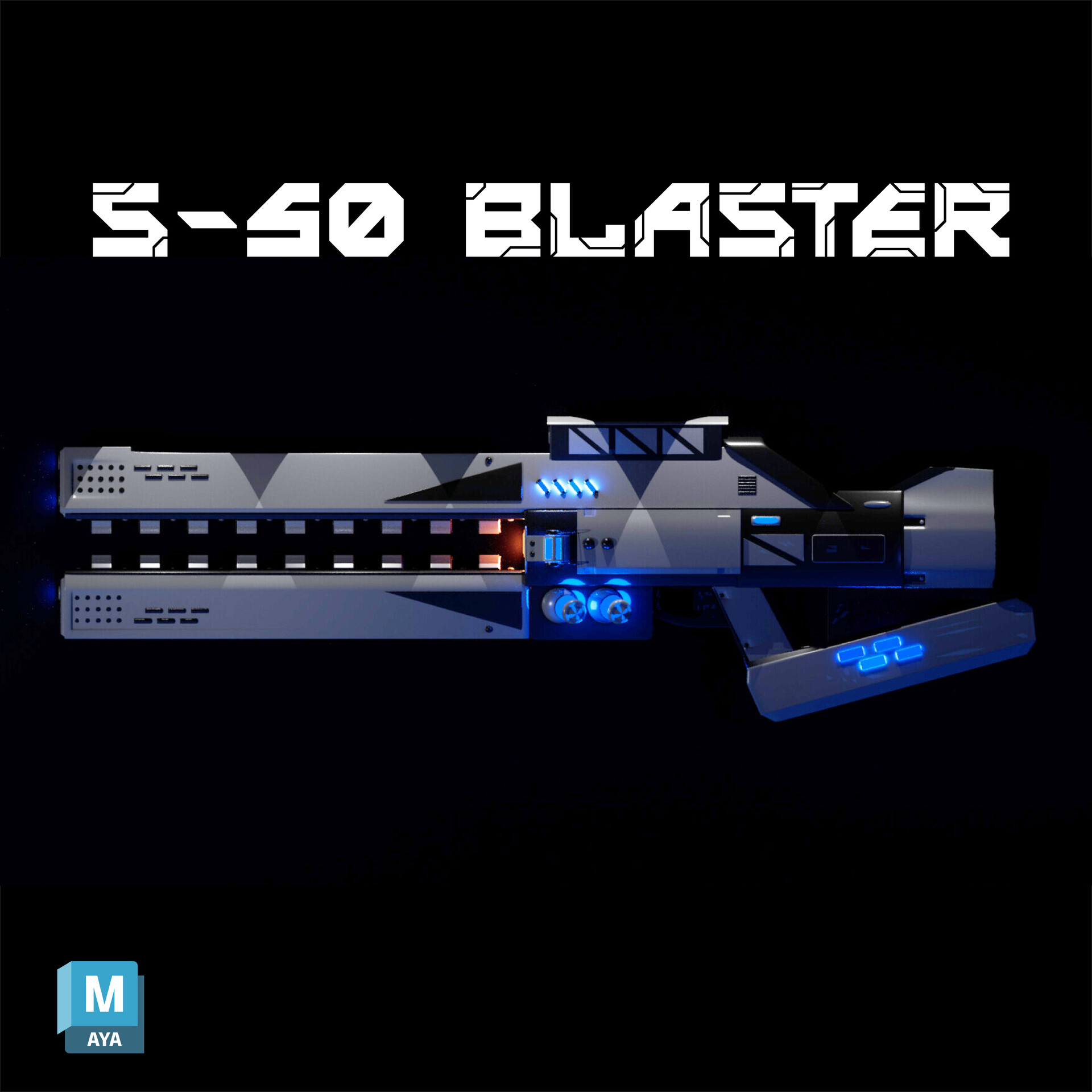 ArtStation - S-50 BLASTER ( OLD WORK )