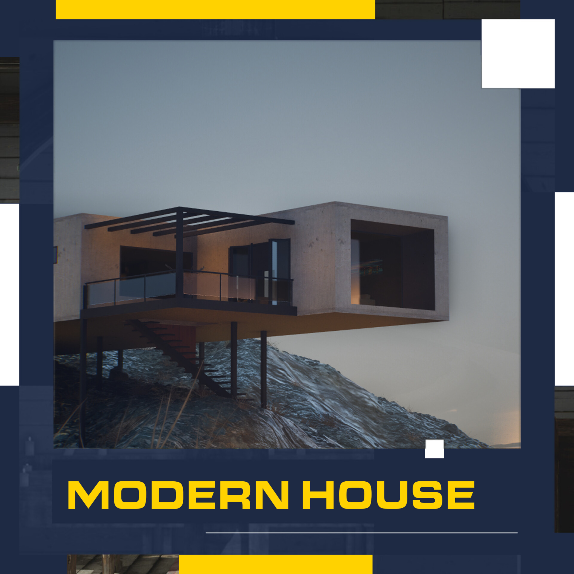ArtStation - UE5 - Modern House
