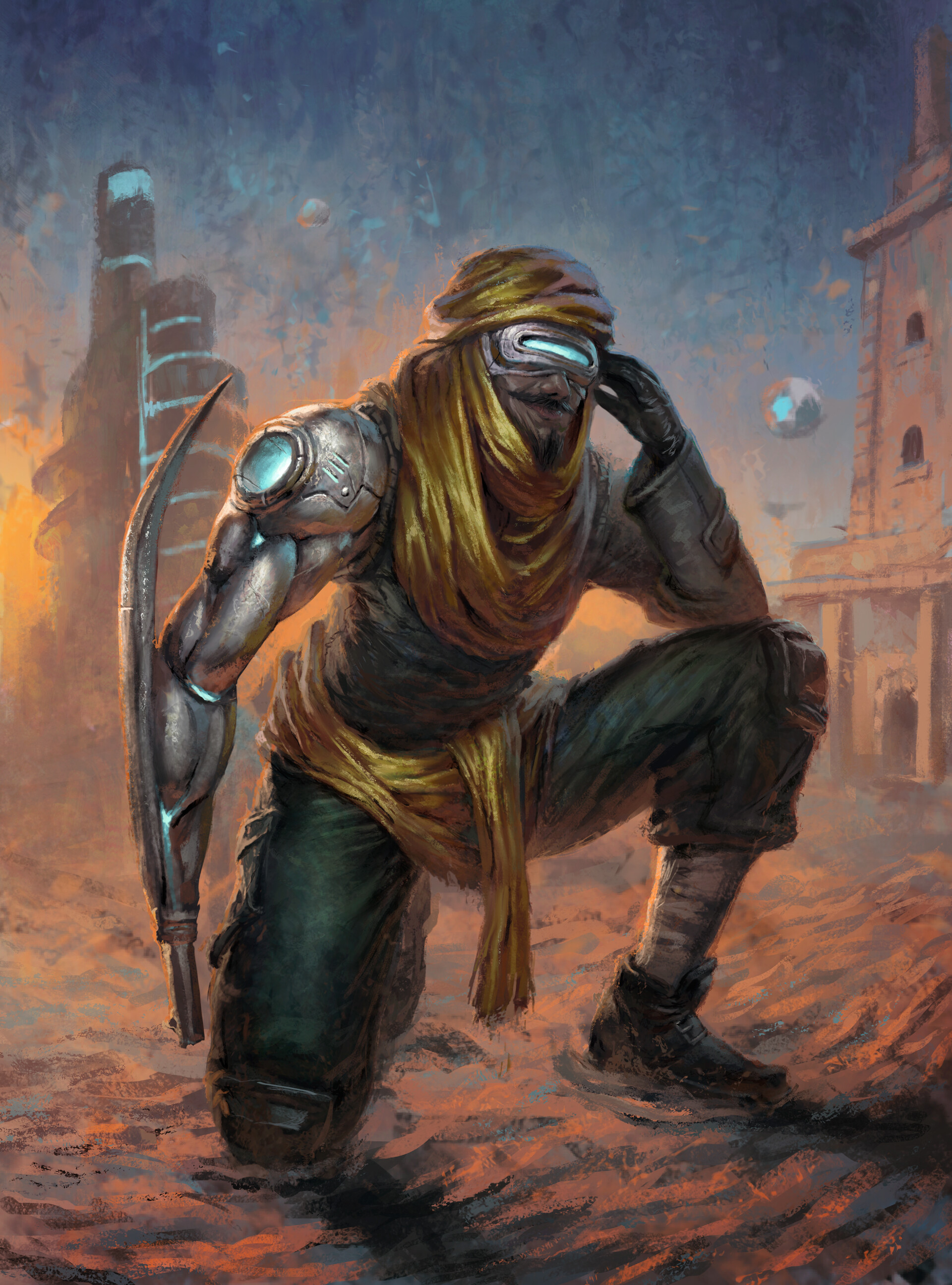 ArtStation - Shadowrun Cyborg Morrocan