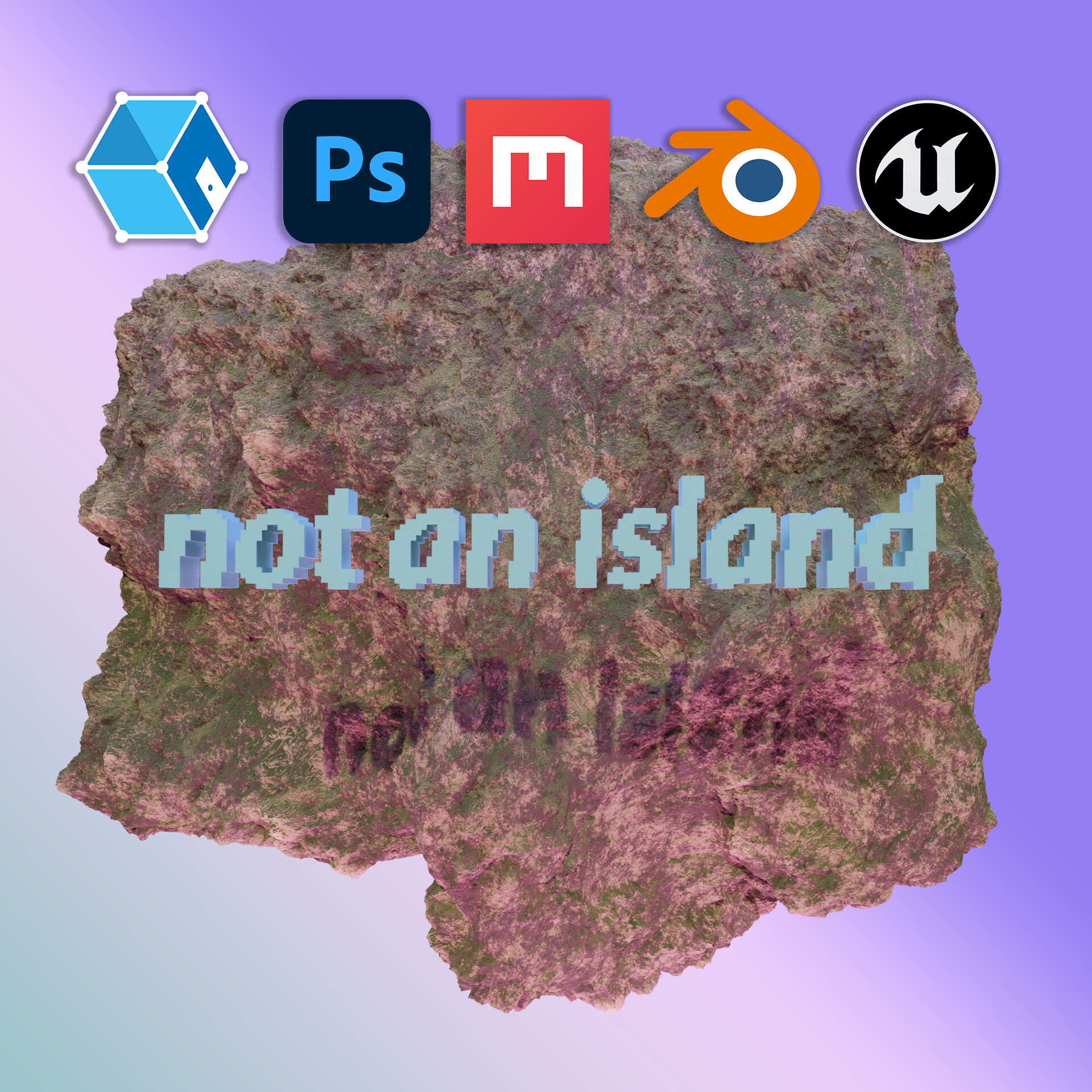 ArtStation - "Not An Island" - Project Designed for New 3D Students ...