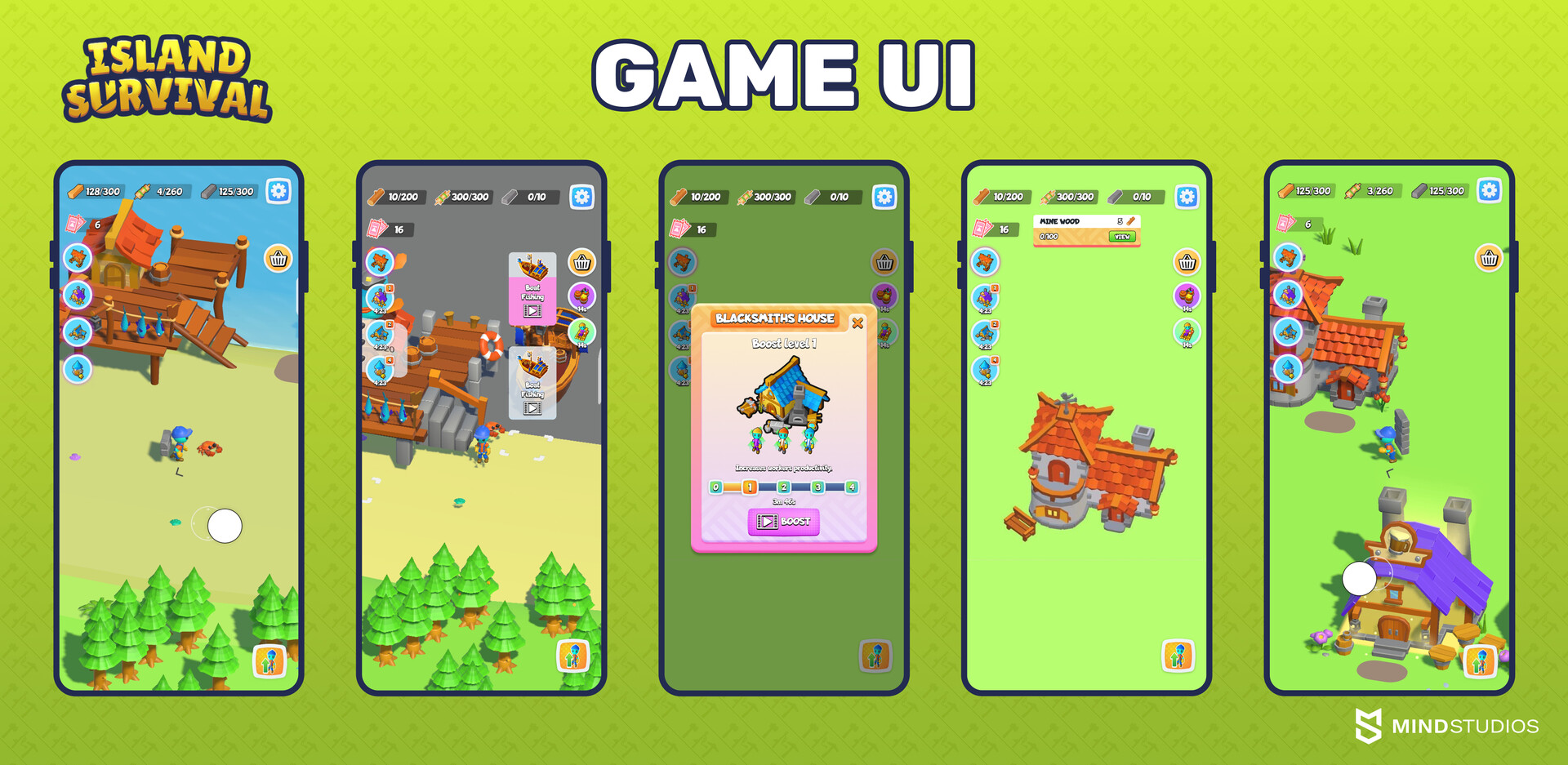 ArtStation - Game UI | Hybrid-Casual Mobile Game