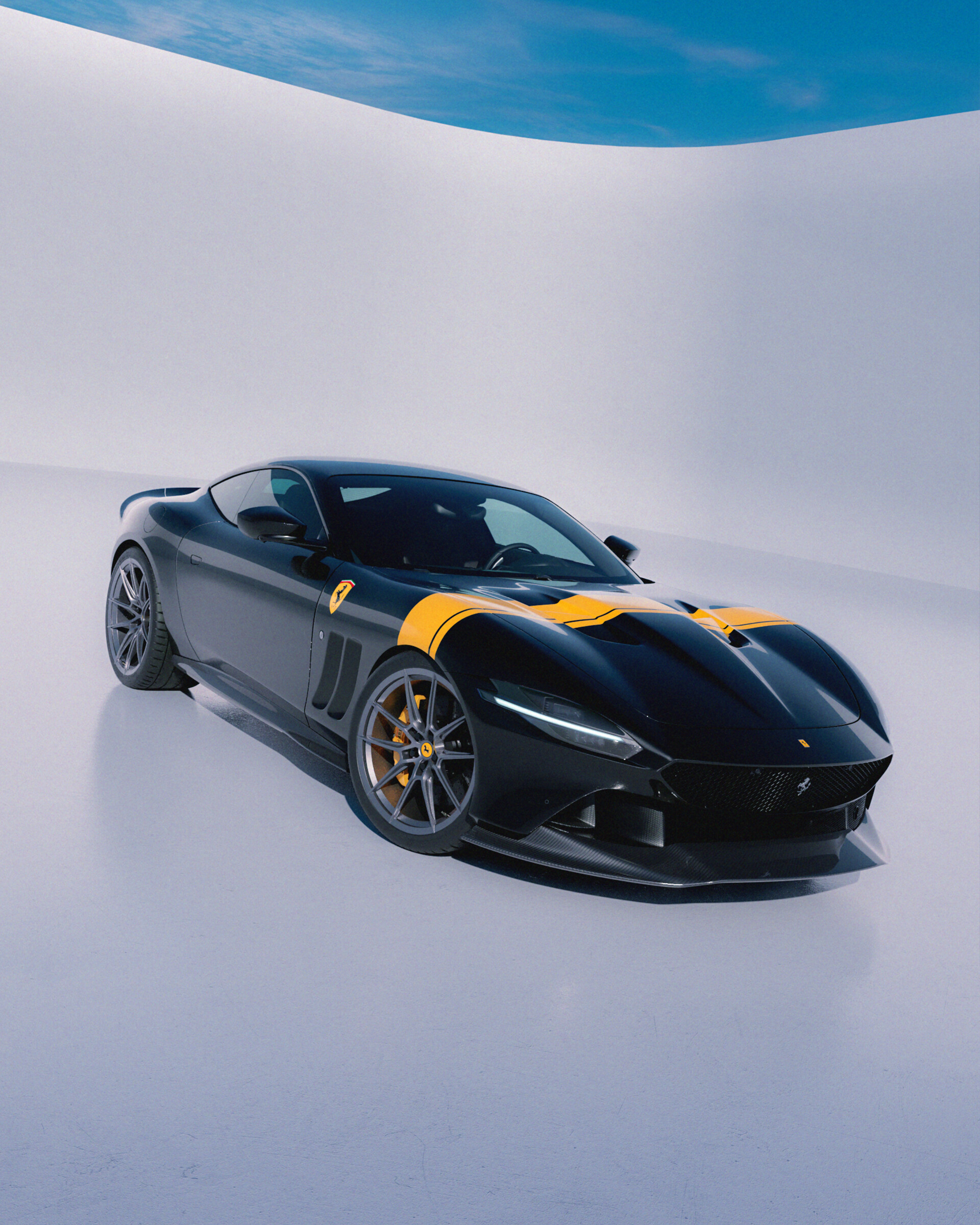 ArtStation - Ferrari Roma Bodykit - Environment Render