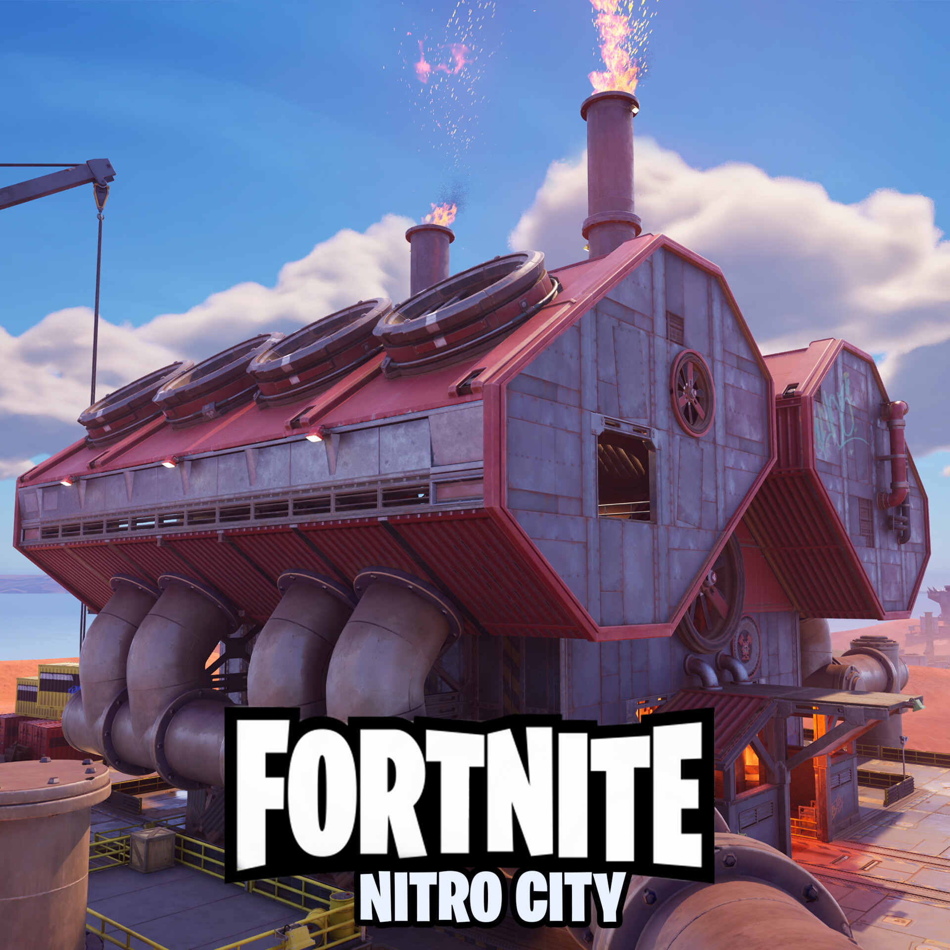 ArtStation - Fortnite - Chapter 5 season 3 - RedLine Rig