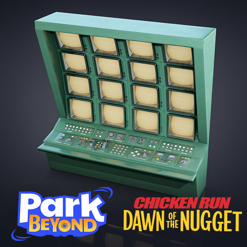 ArtStation - Park Beyond - Chicken Run: Dawn of the Nugget Theme World DLC Props
