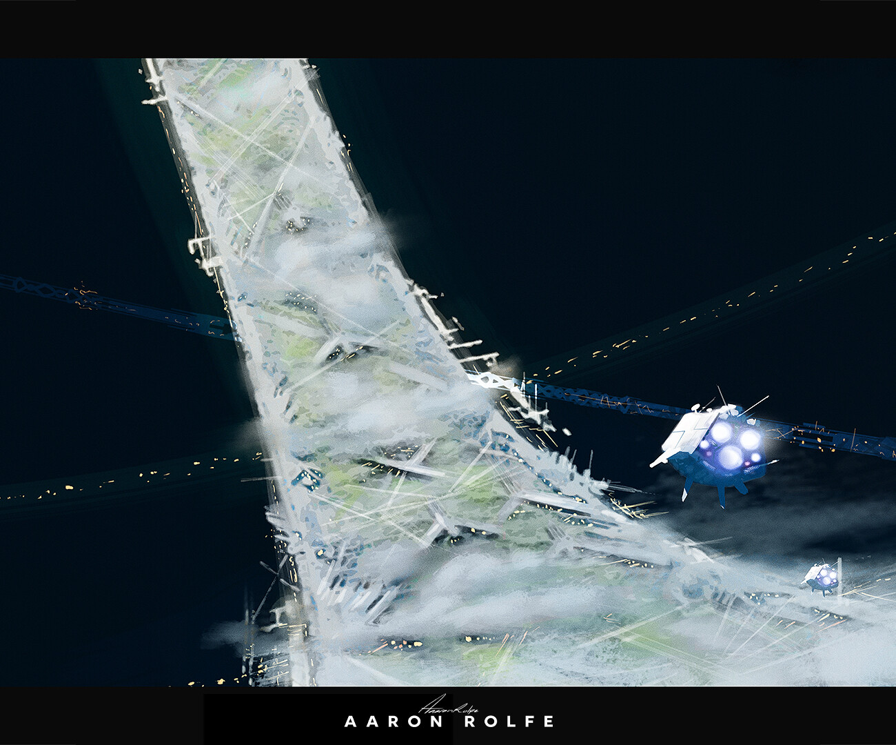 ArtStation - Ringworld Dyson Ring Concept & Render