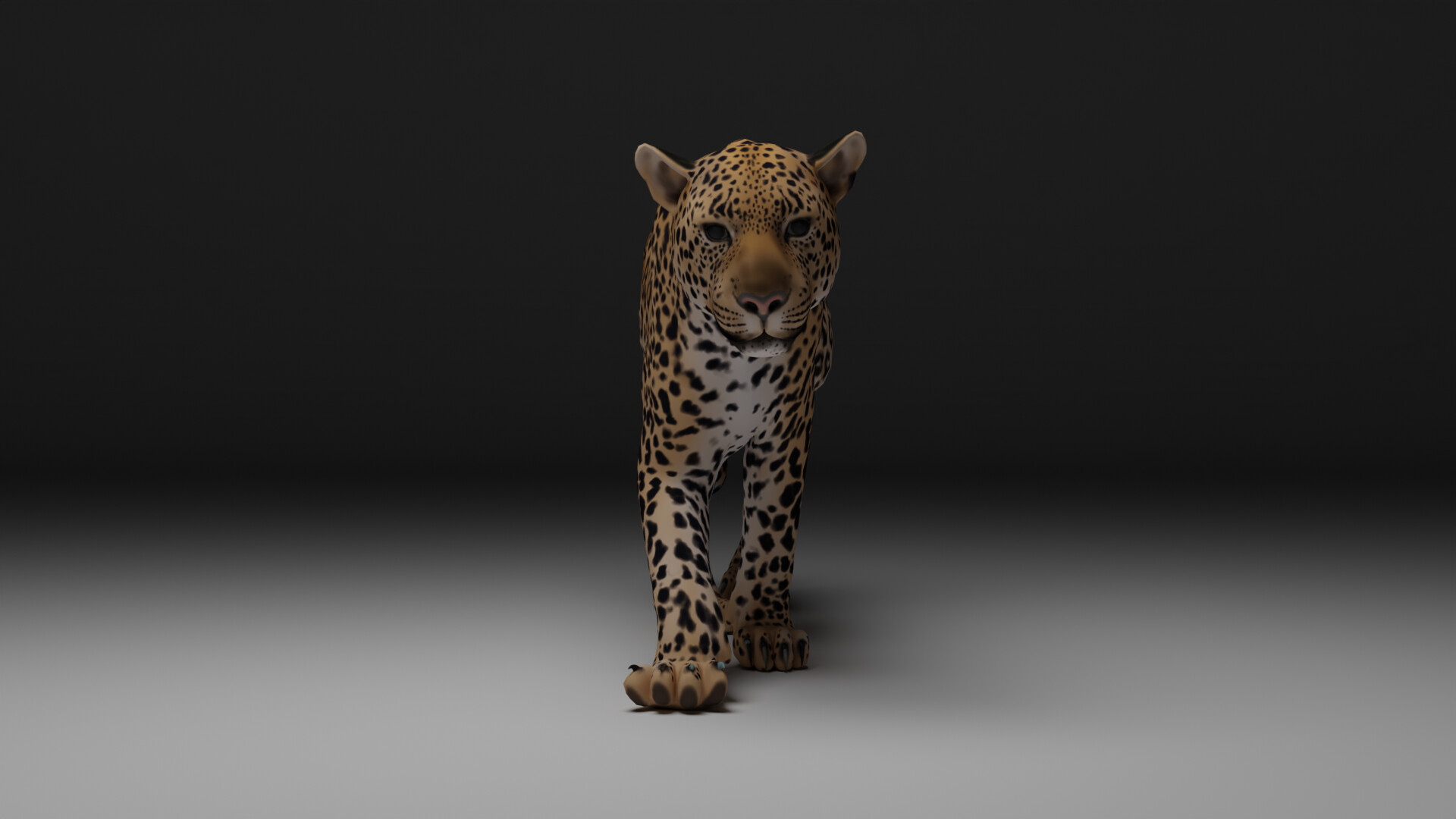 ArtStation - Leopard walk animation