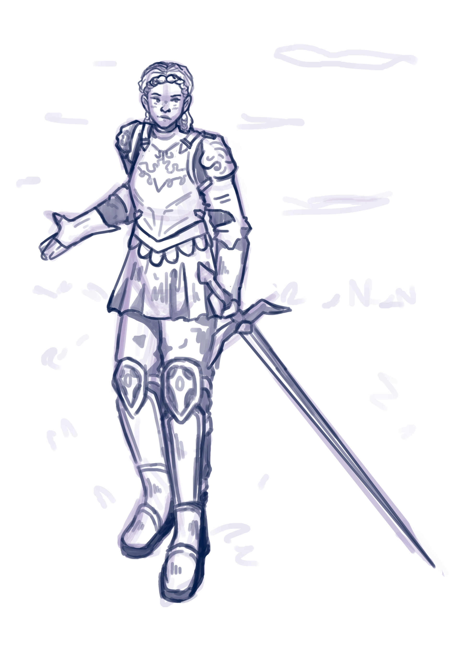 ArtStation - Knight Sketches