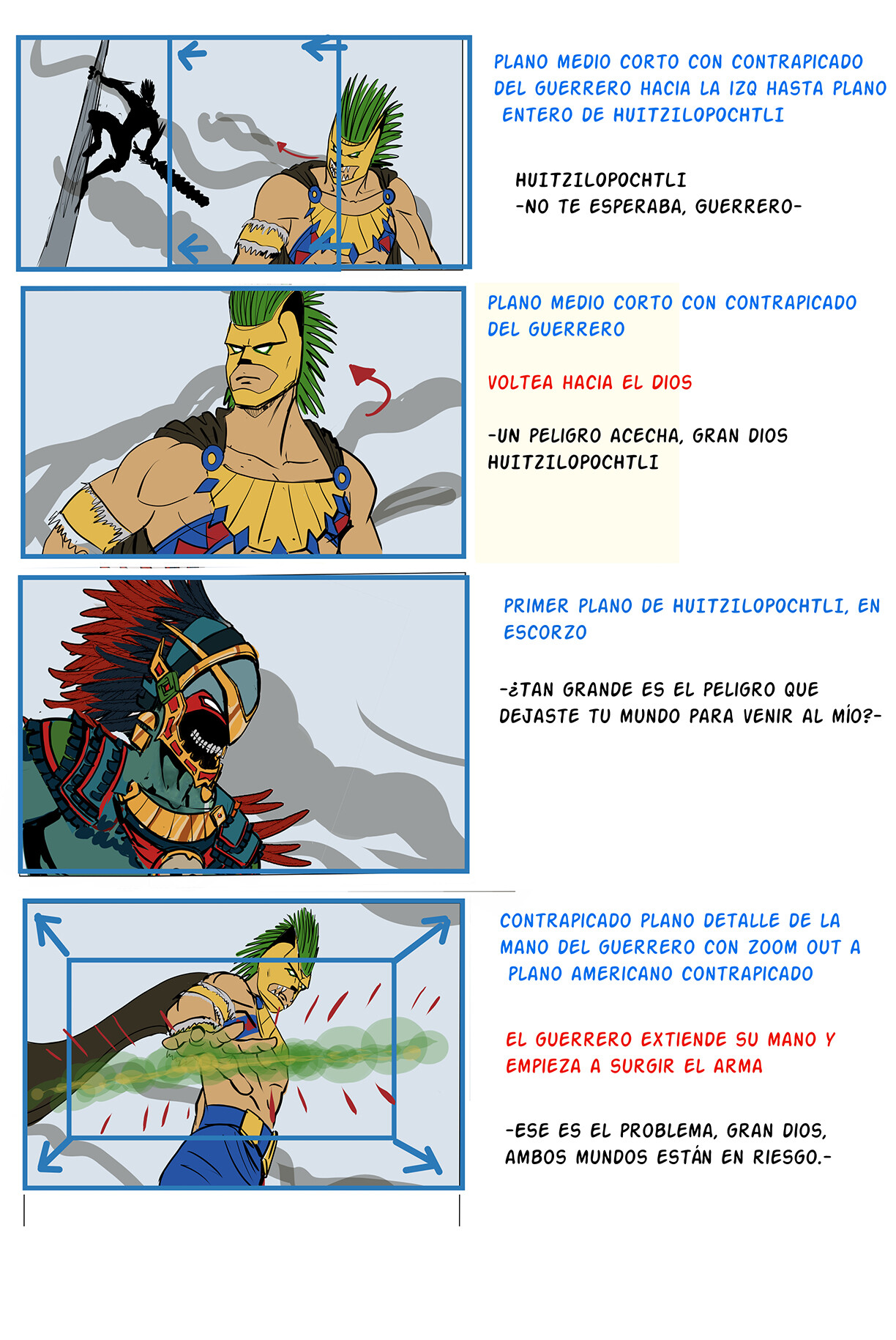 ArtStation - short live action adaptation story board