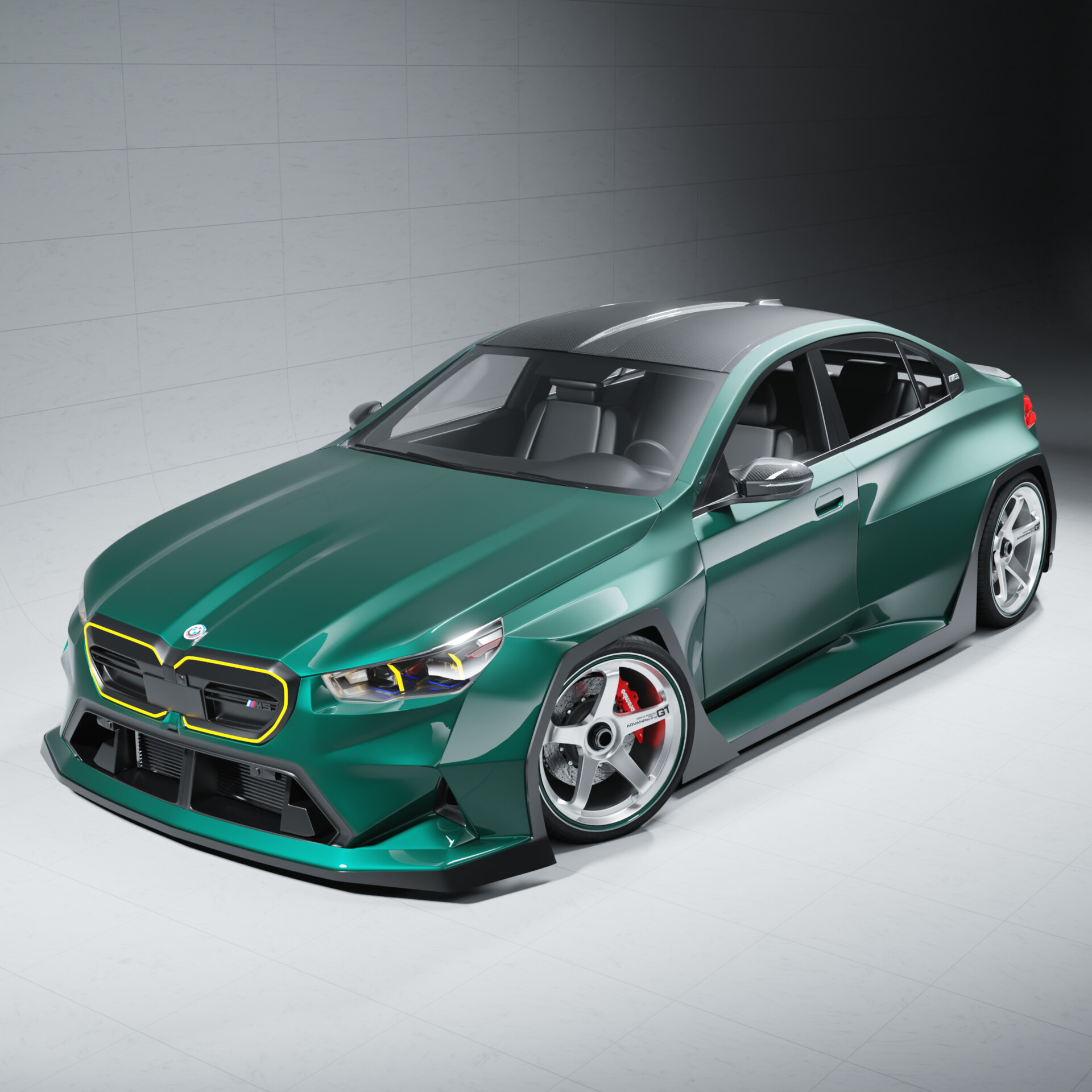 ArtStation - BMW M5 G90 Custom Widebody kit