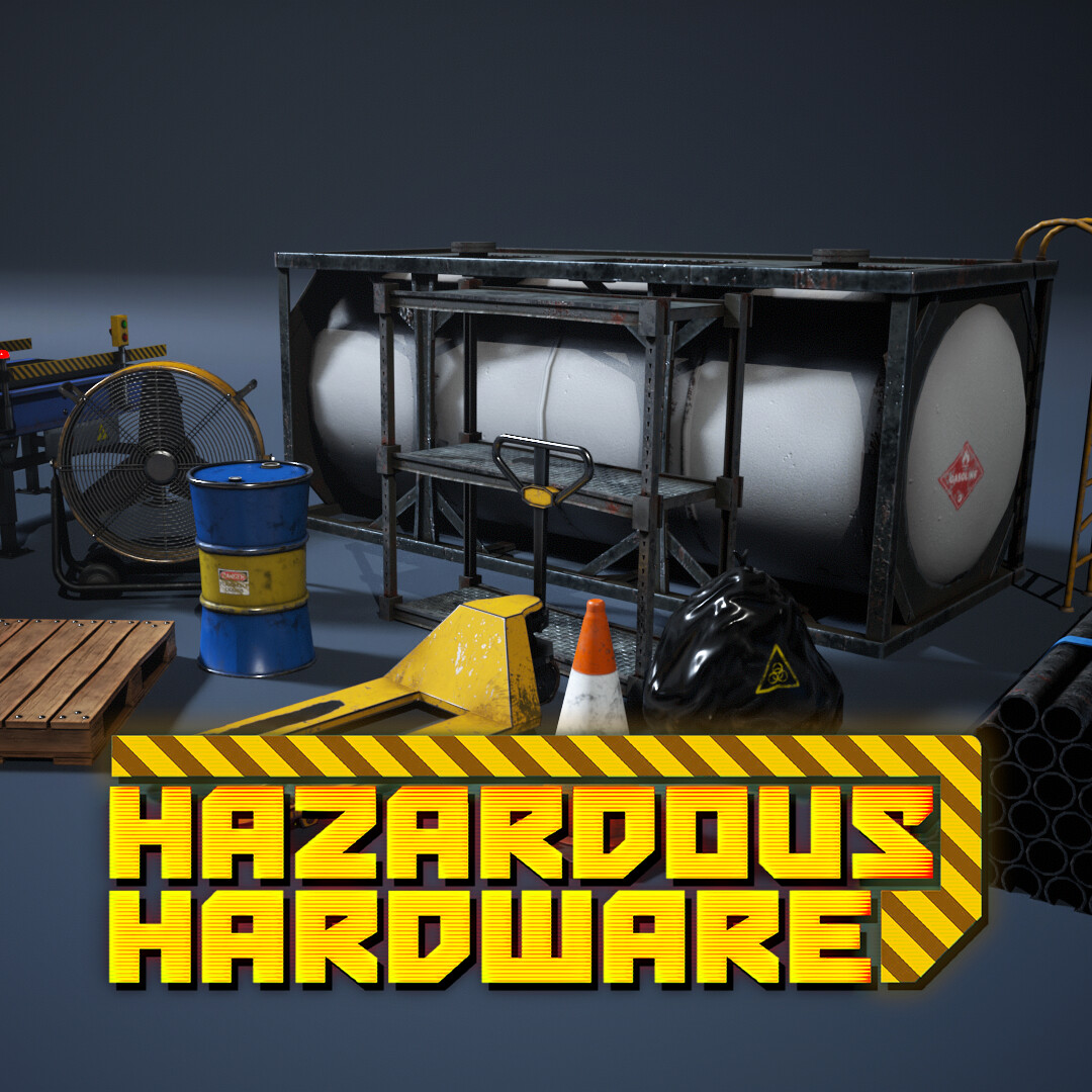 ArtStation - Hazardous Hardware Factory Assets