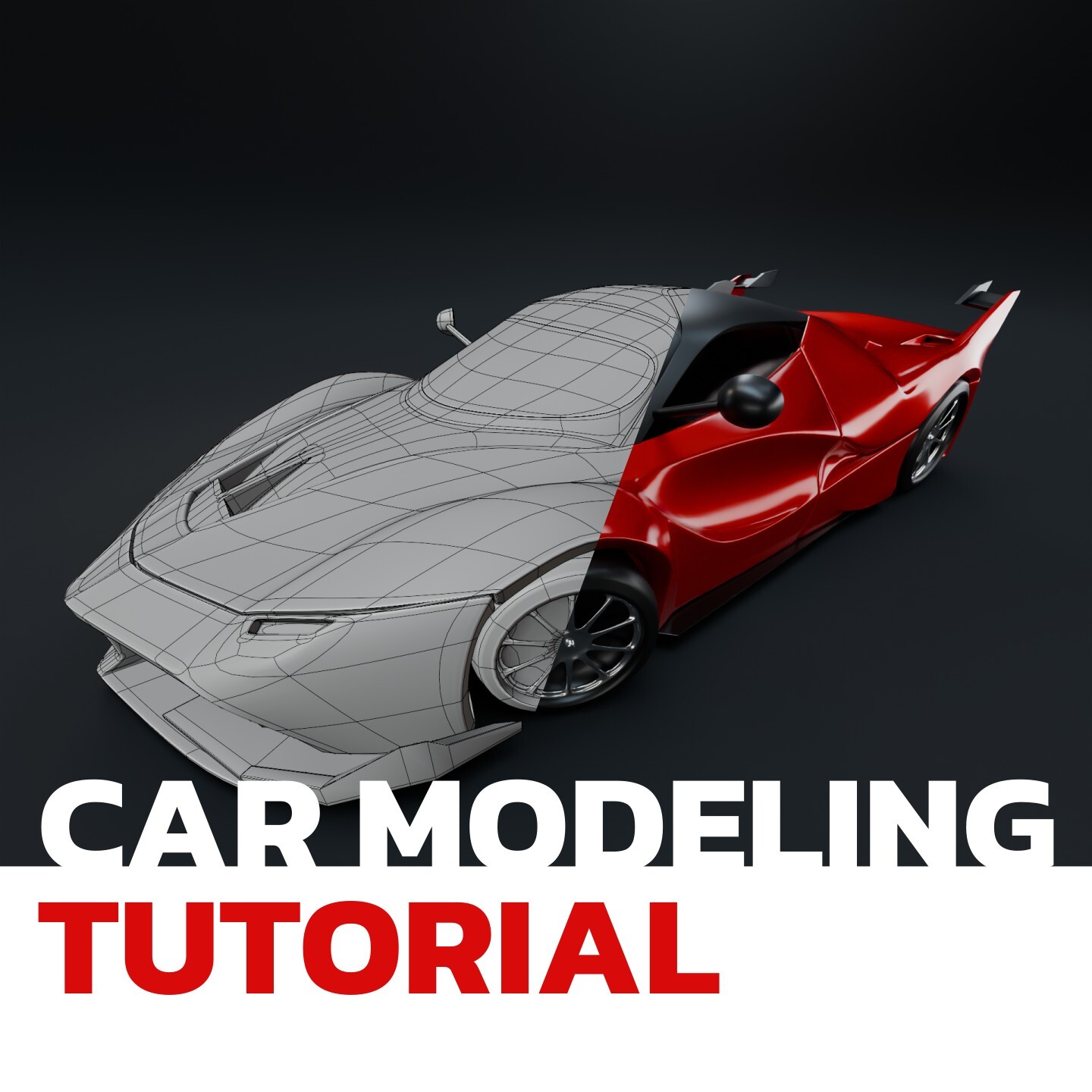 ArtStation - Blender tutorial : Ferrari sports car modeling