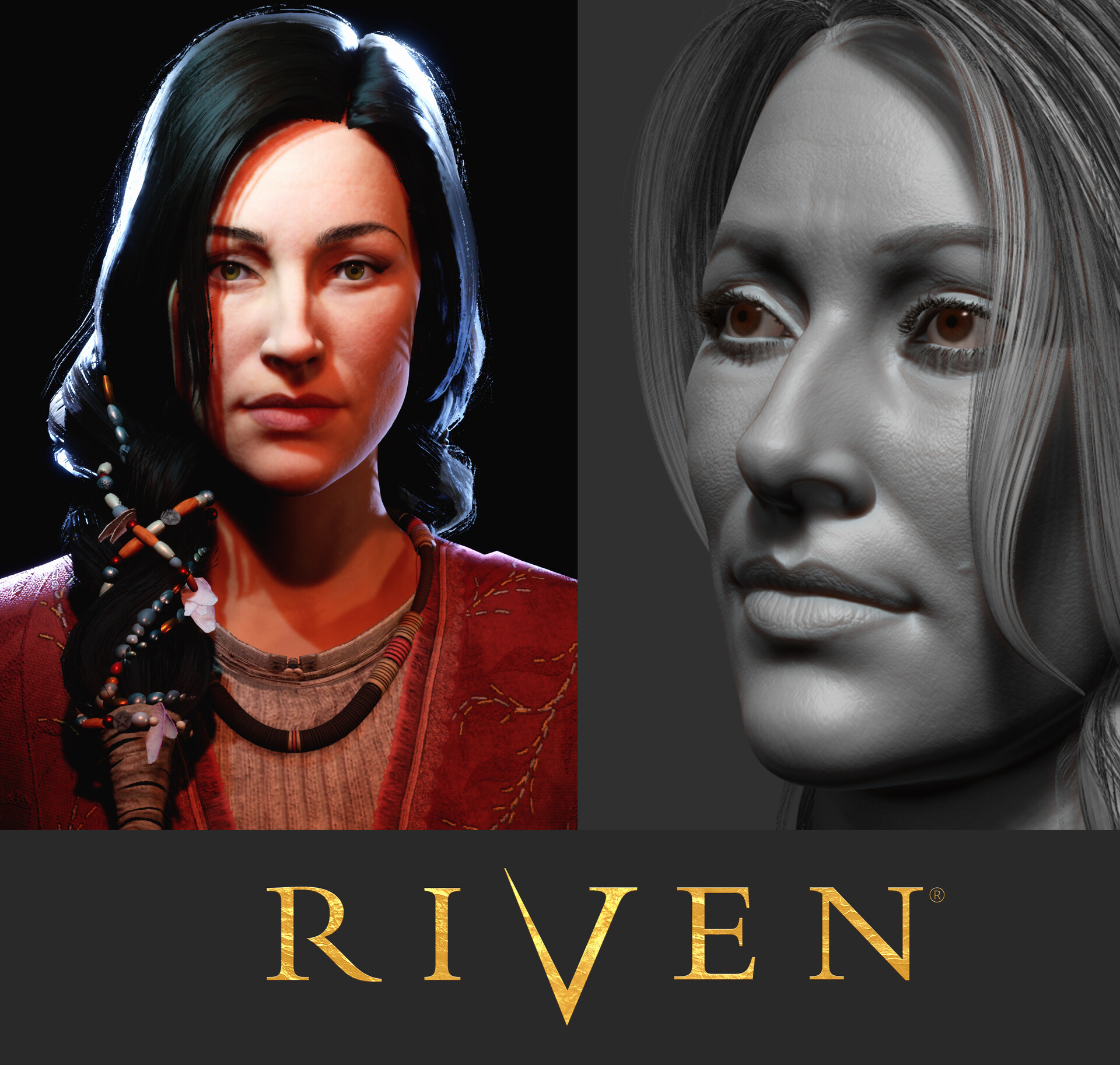 ArtStation - RIVEN - Catherine Head Sculpts