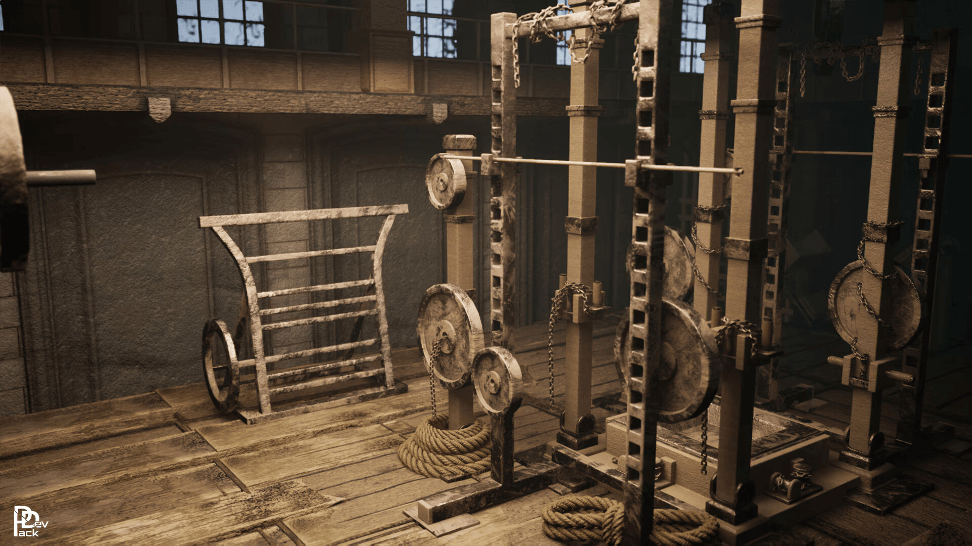 ArtStation - Medieval Gym / 37+ Assets