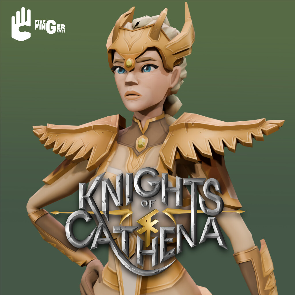 ArtStation - Knights of Cathena - Commander Lady Ysara handpainted Textures