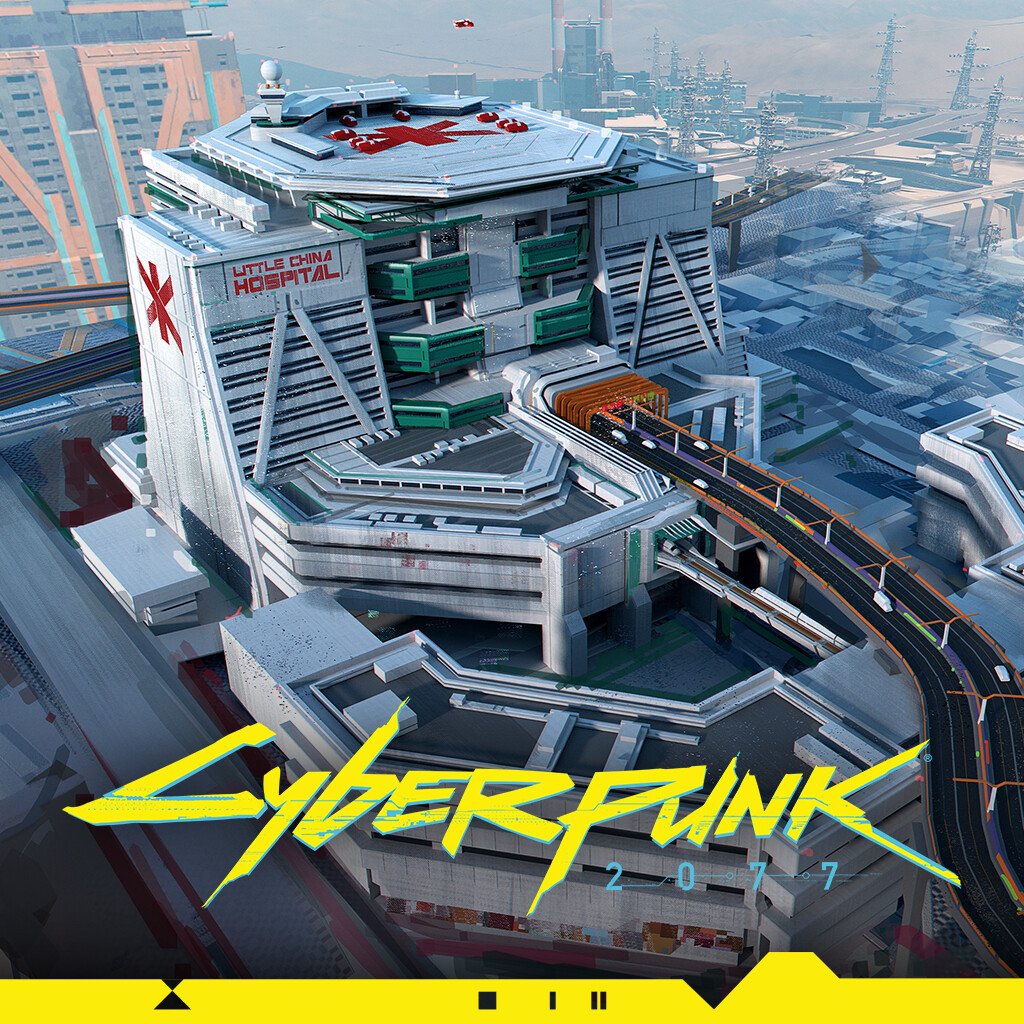 ArtStation - Cyberpunk 2077 | Little China Hospital