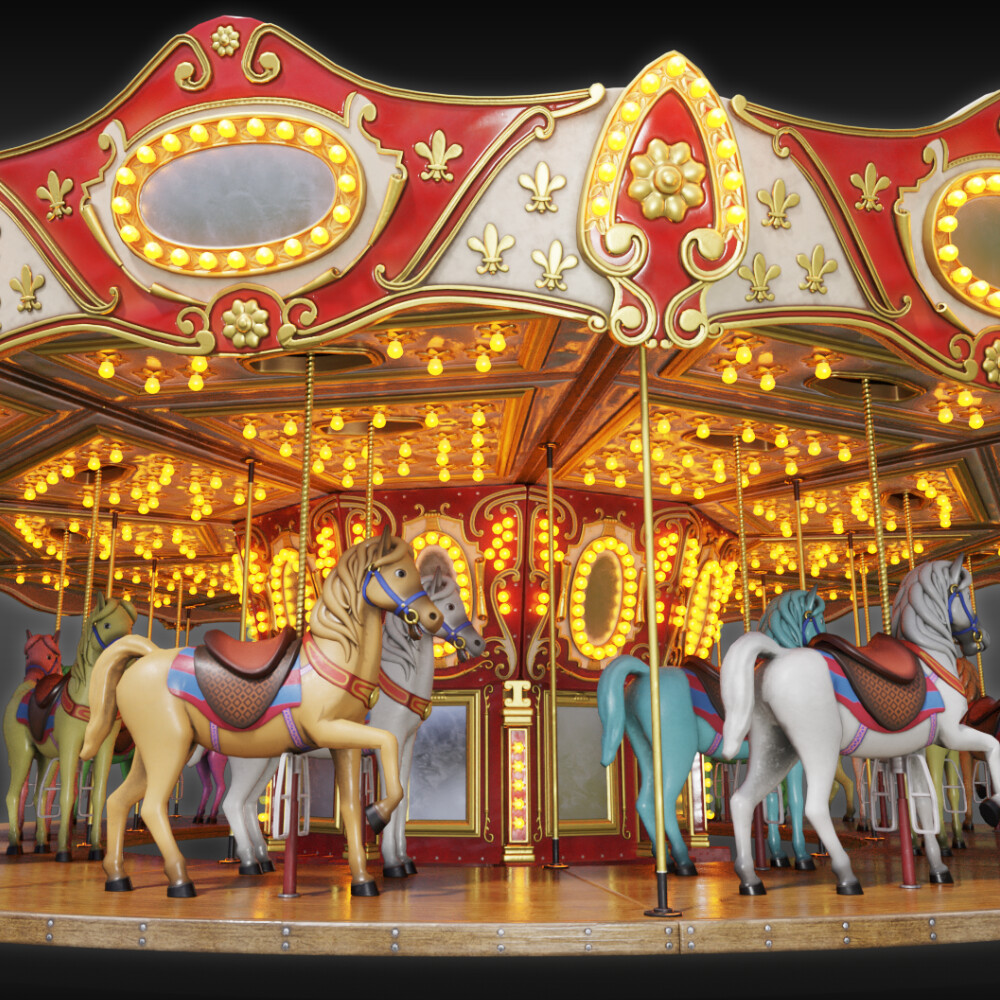ArtStation - Carousel Game Asset