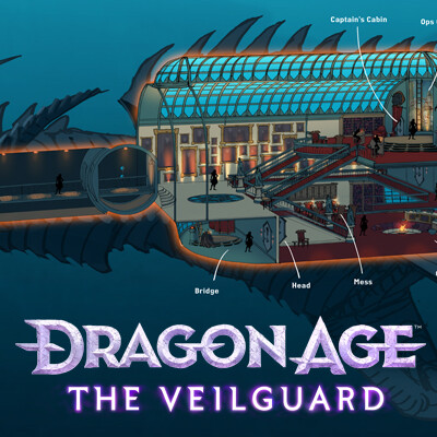 ArtStation - Dumat - Dragon cutaway