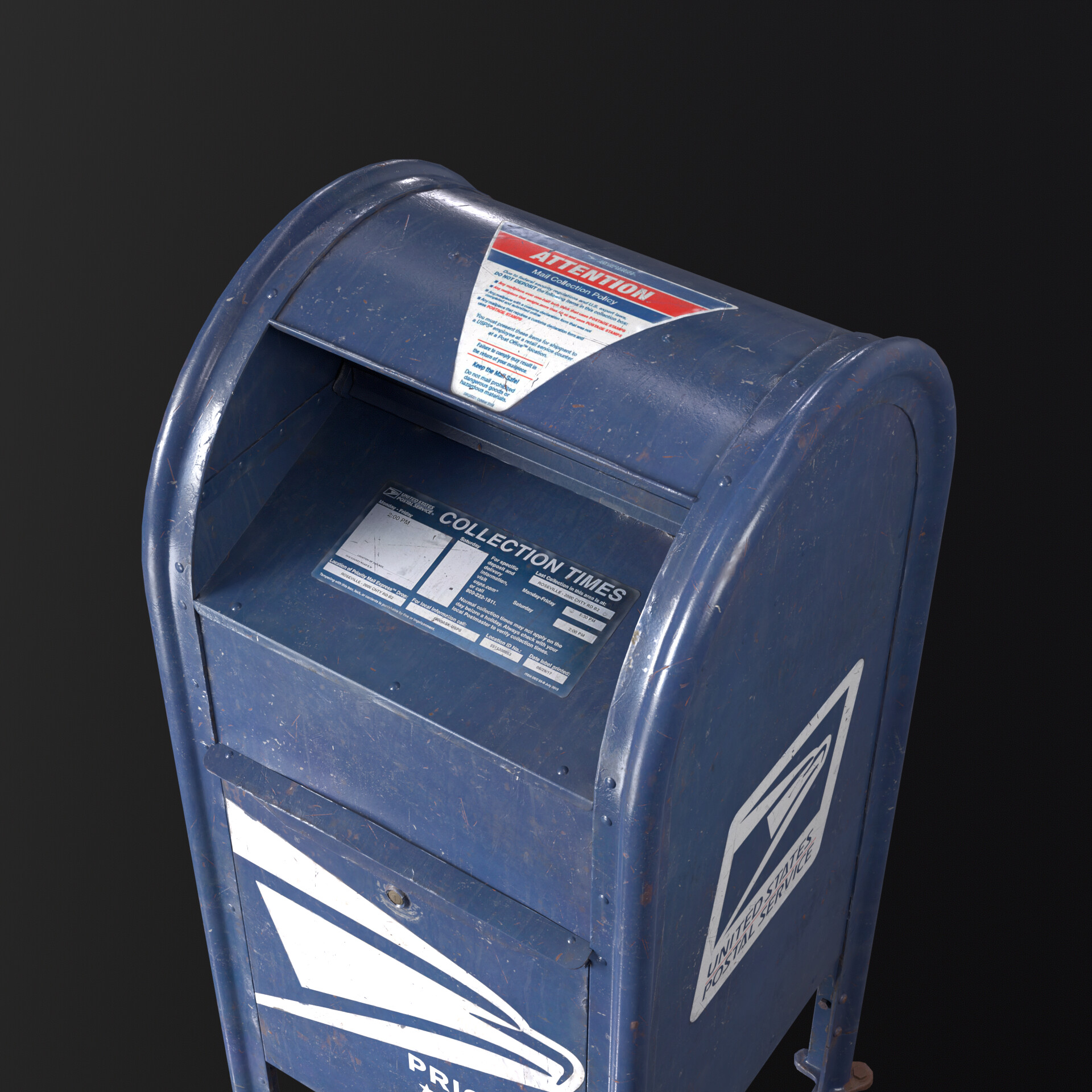 ArtStation - USPS Mailbox