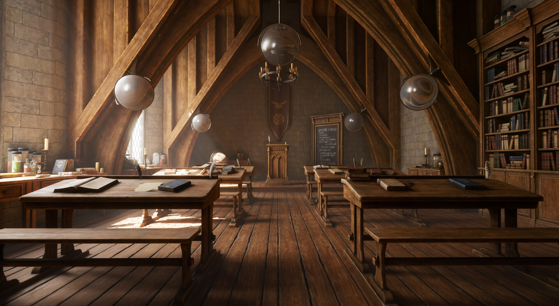 ArtStation - Fantasy Class Room