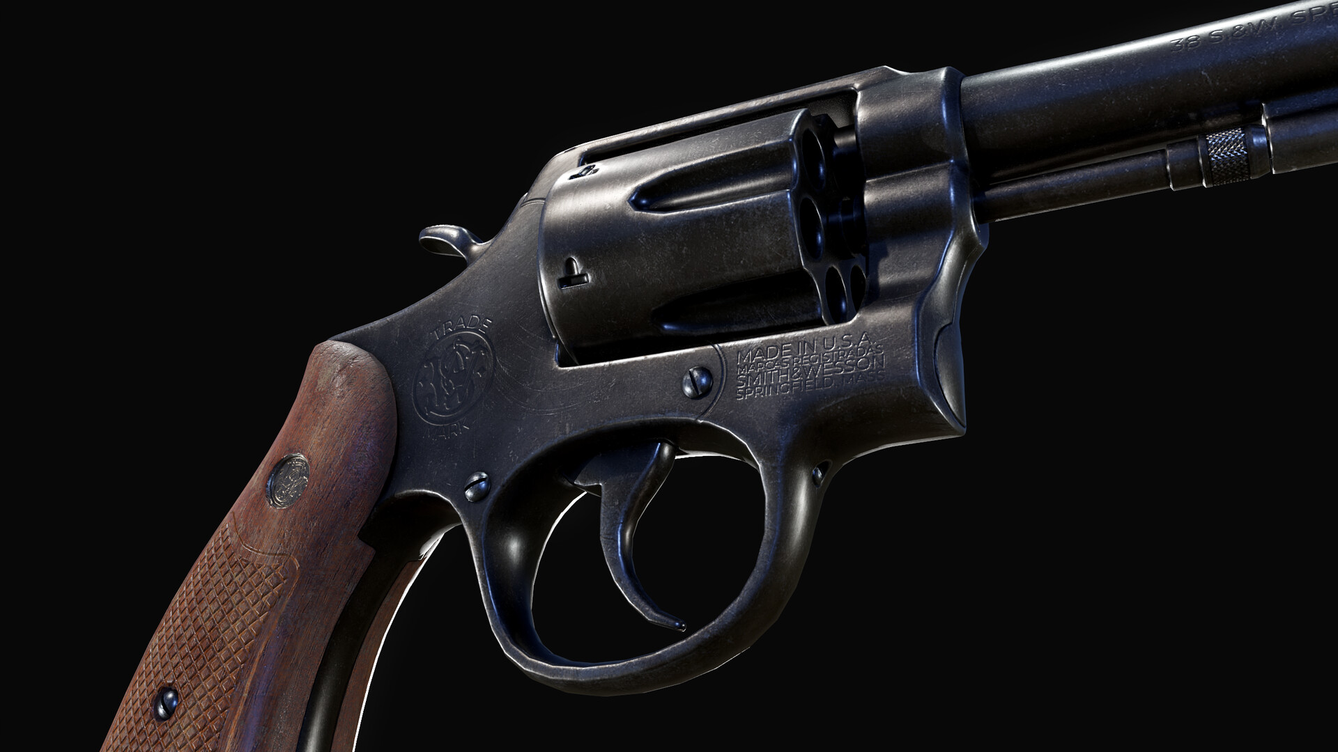 ArtStation - Smith & Wesson model 10