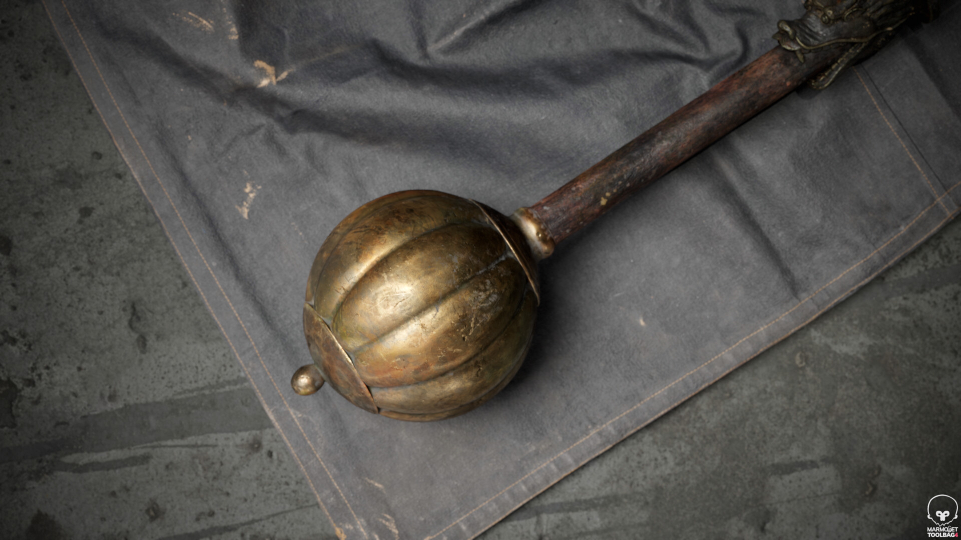 ArtStation - Chinese copper hammer（铜锤）