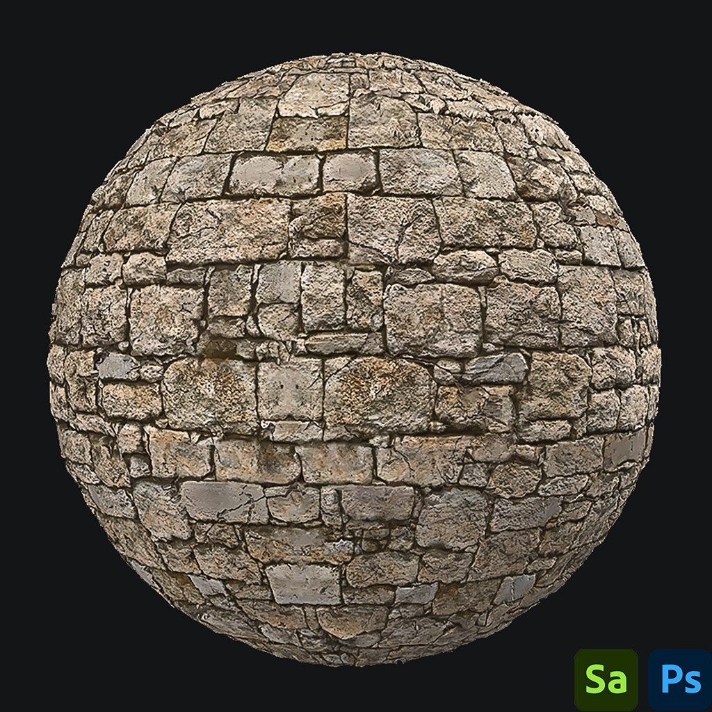 ArtStation - Stone Wall Material