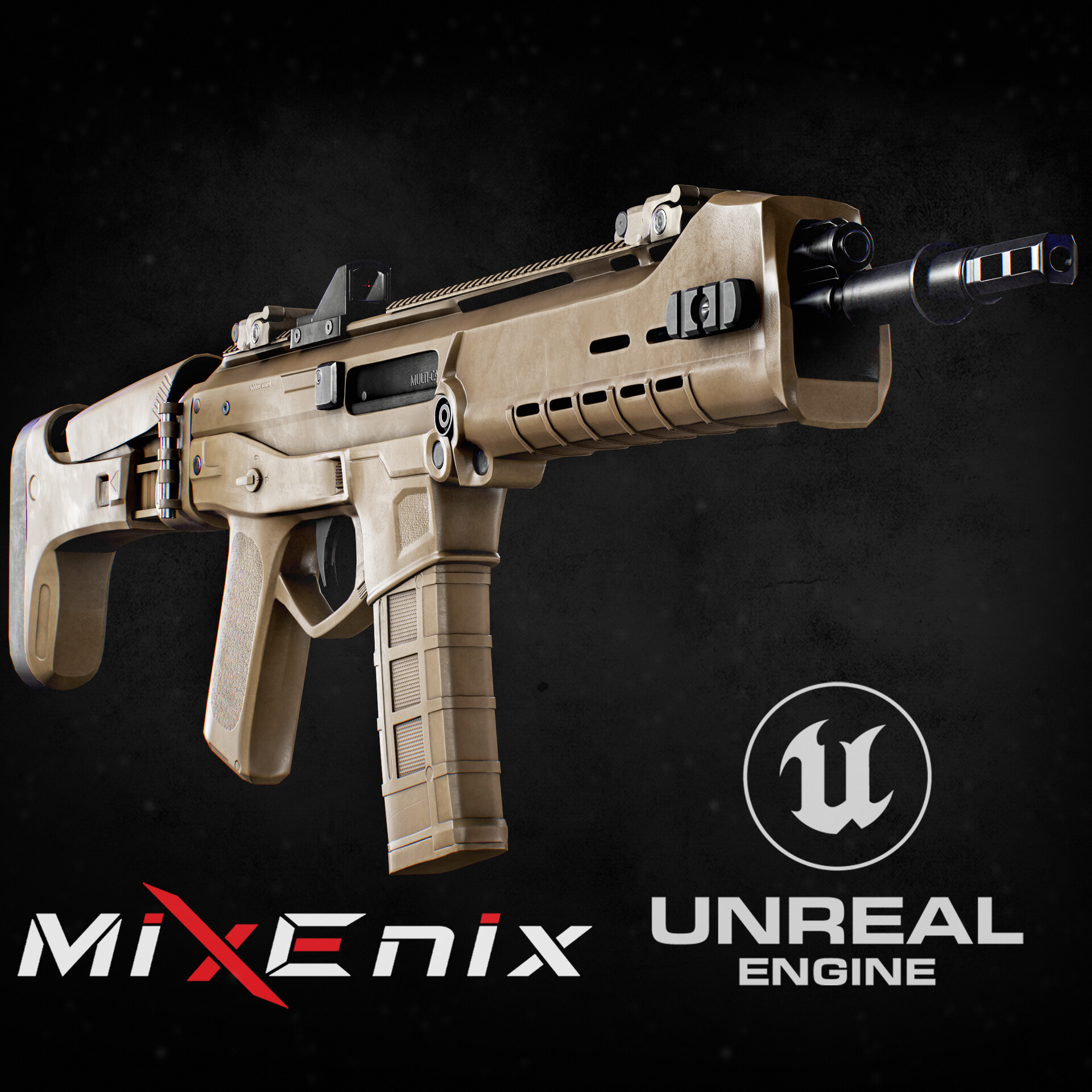 ArtStation - ACR 6.8 Rifle - UE5