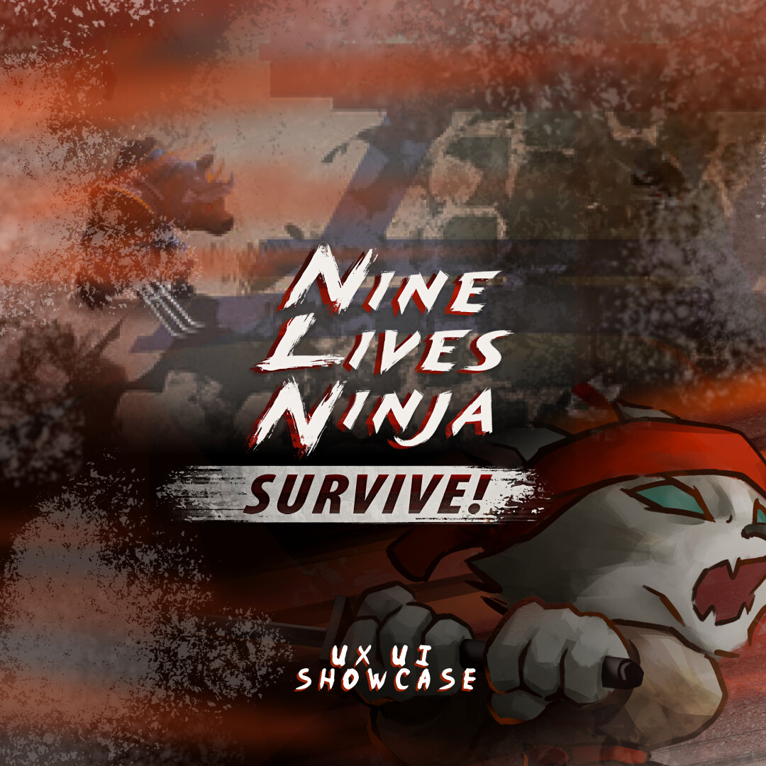 ArtStation - Nine Lives Ninja - UX UI