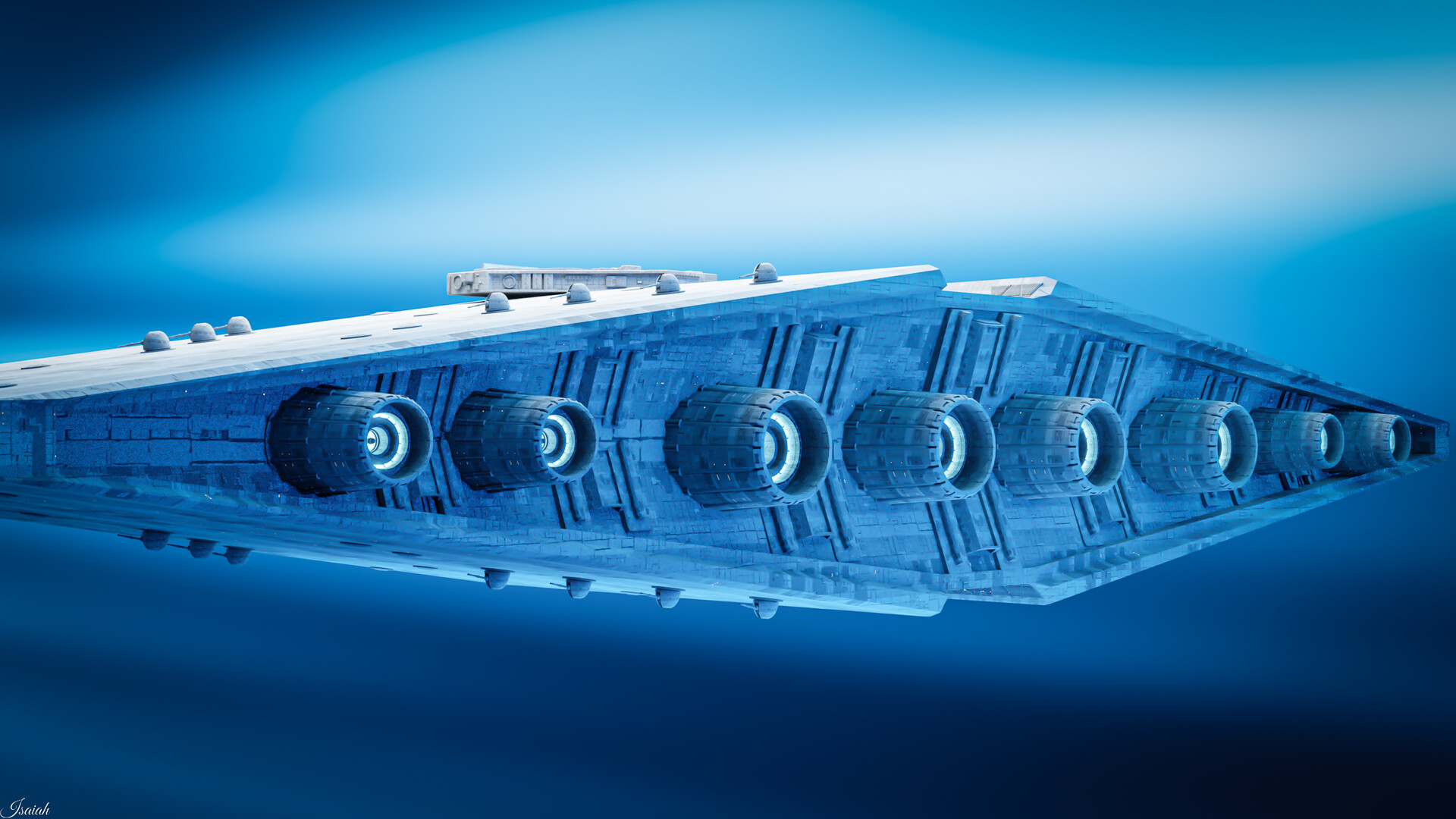 ArtStation - Quasar Fire Class Heavy Bulk Cruiser Hyperspace Wallpaper