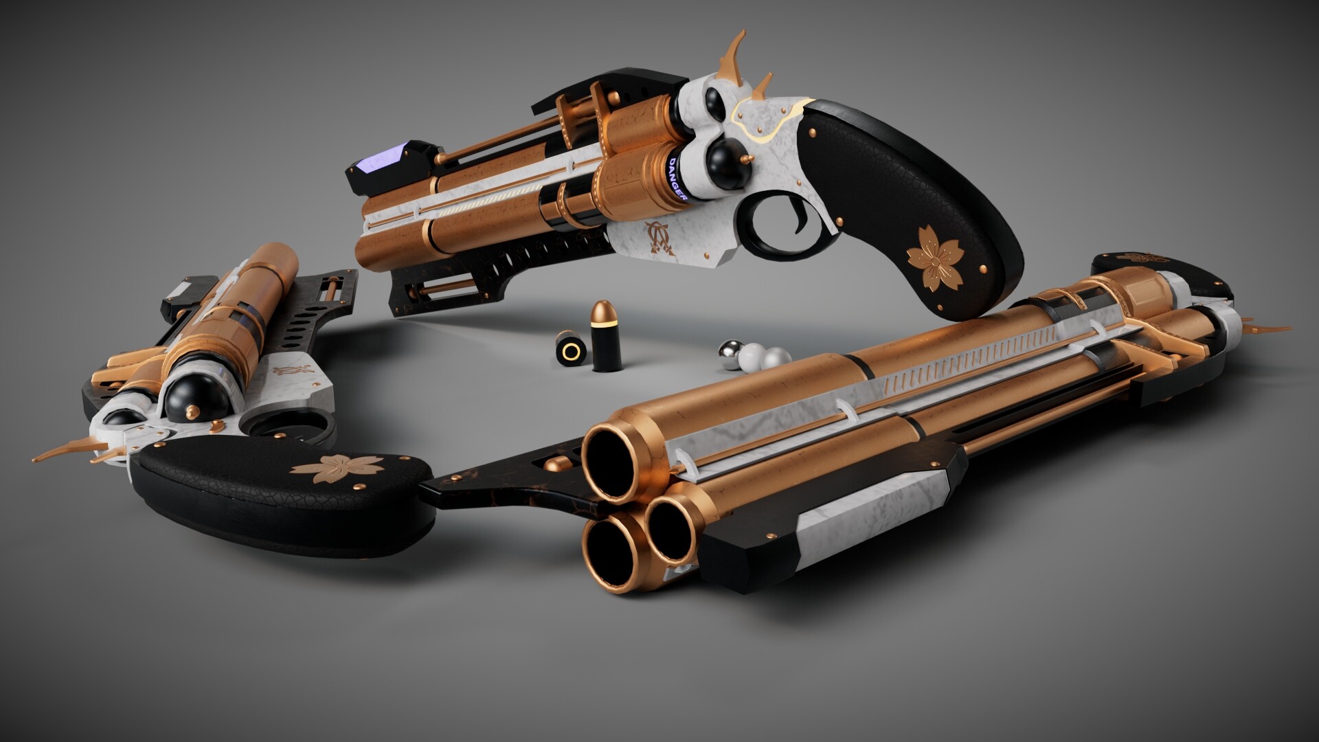 ArtStation - game gun realistic sci-fi