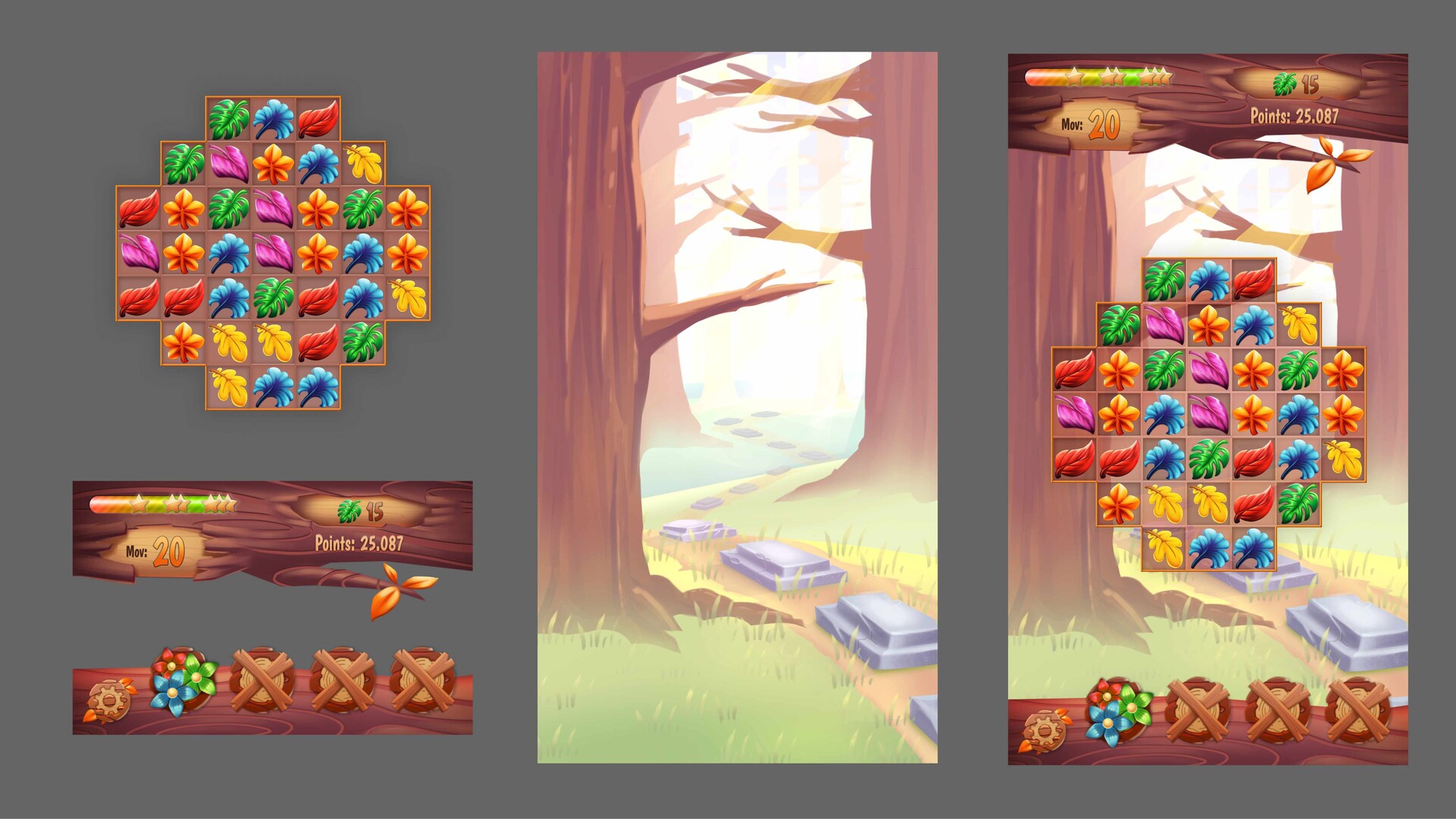 ArtStation - Match 3 Mobile Game Concept