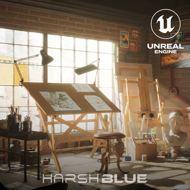 ArtStation - HarshBlue_Aaron Lei