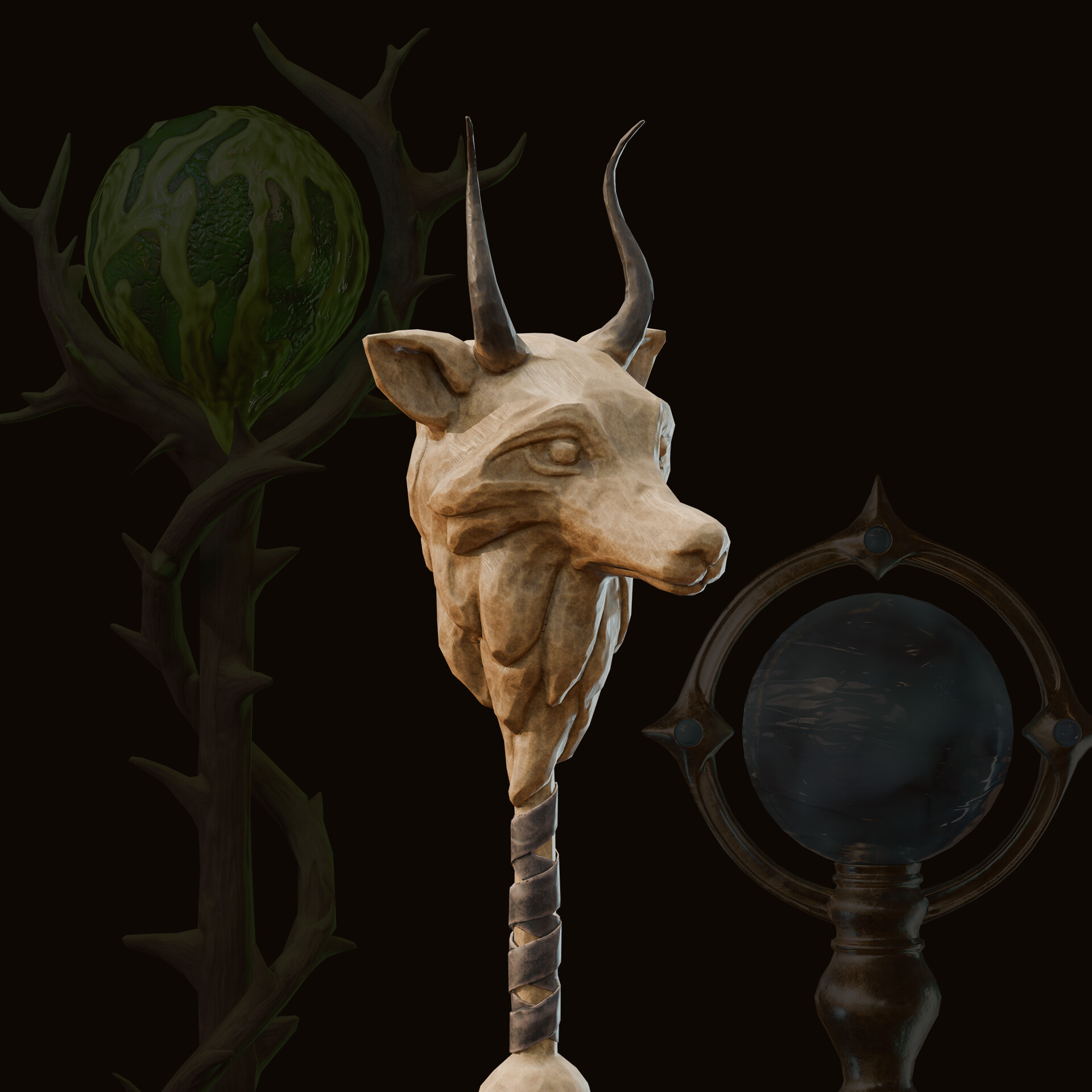 ArtStation - Magic staves