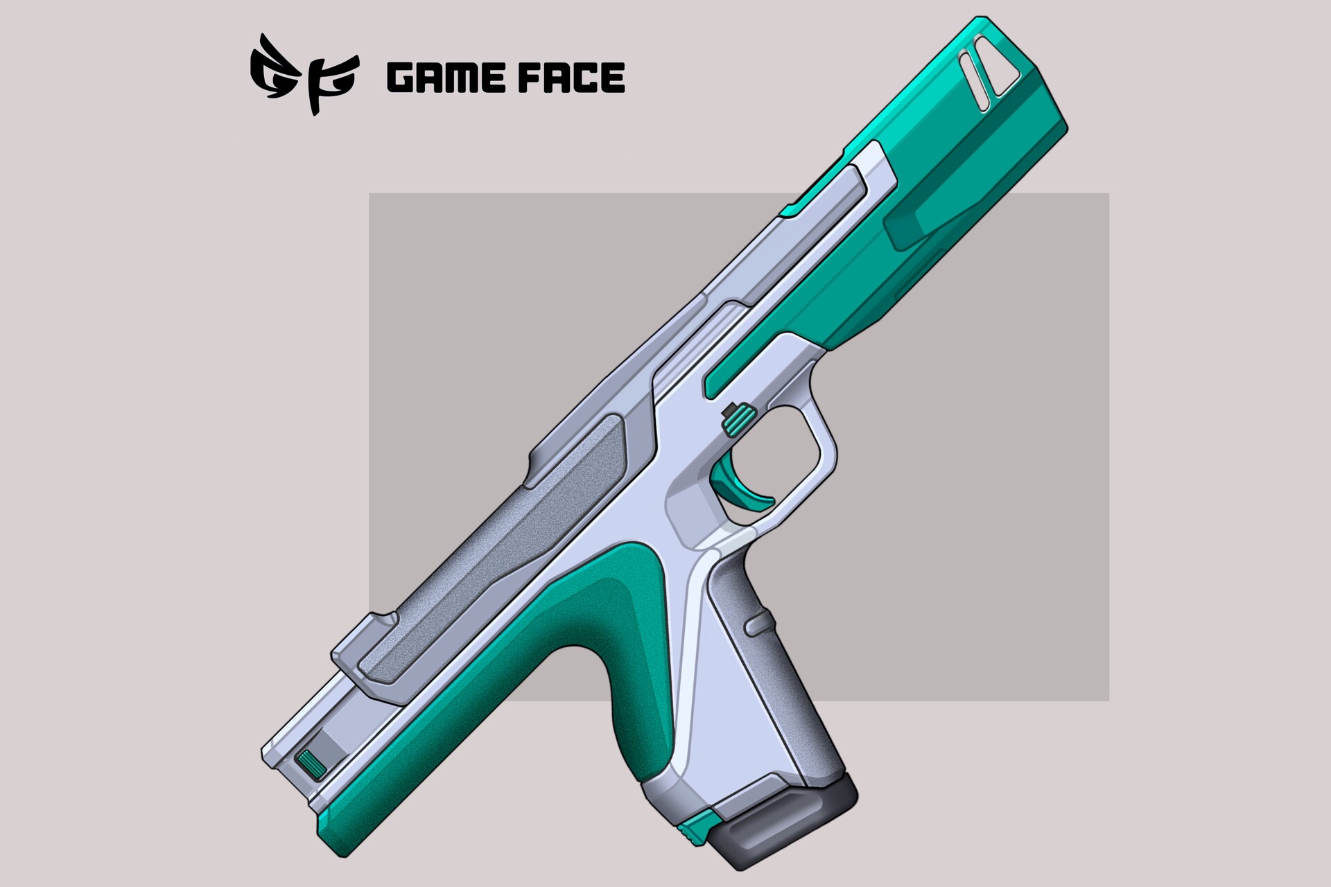 ArtStation - Game Face - Spring Pistol Foam Dart Blaster