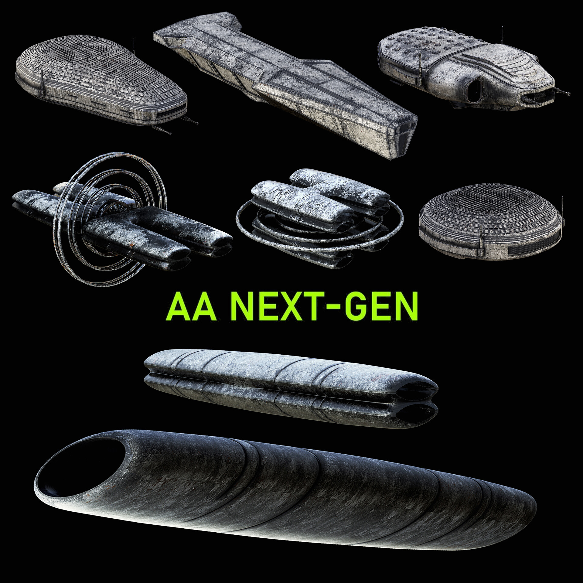 ArtStation - Spacecrafts Pack