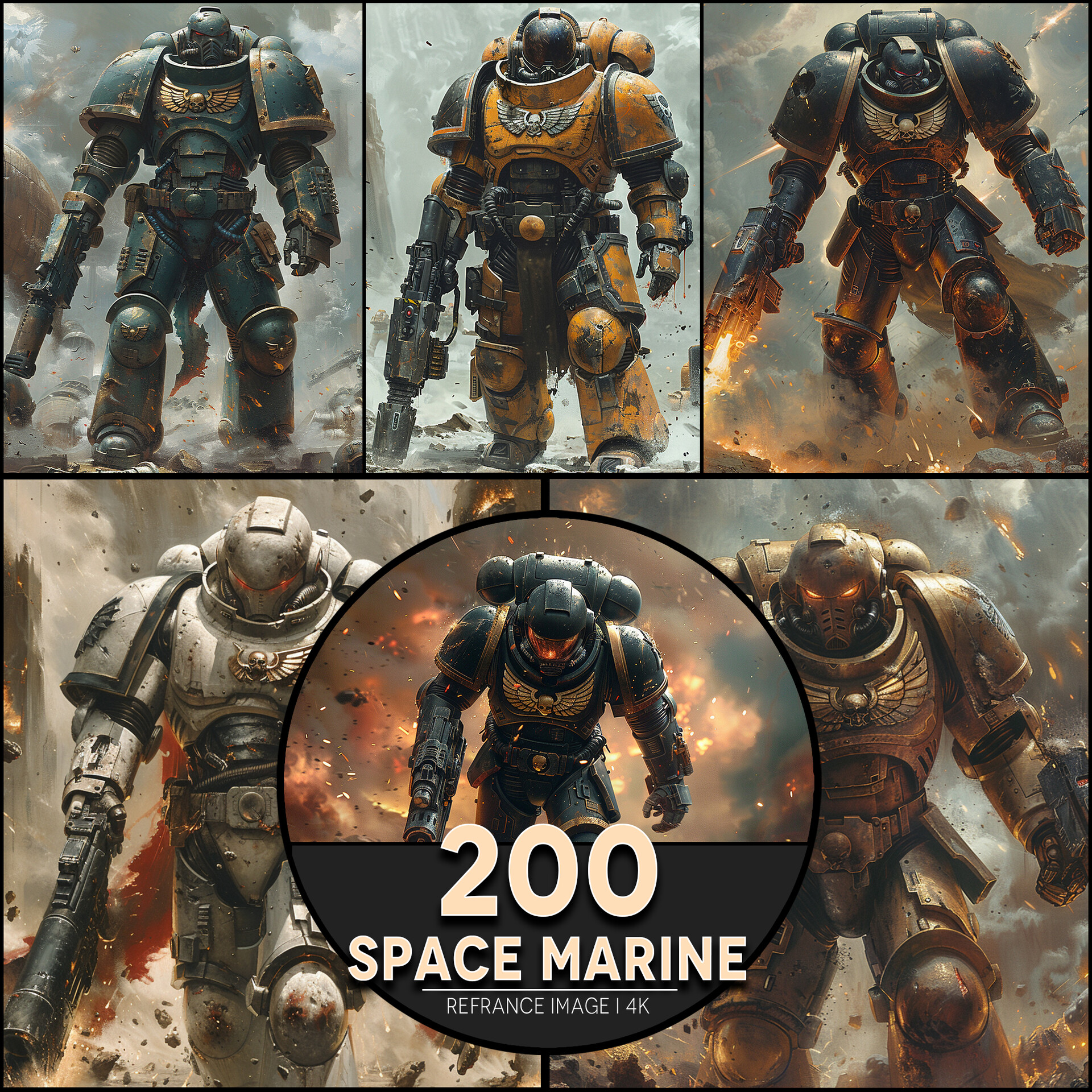 ArtStation - Space Marine 4K Reference/Concept Images