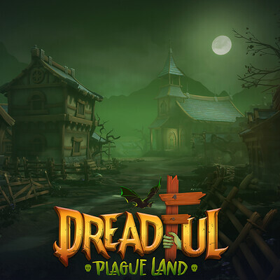 ArtStation - Stylized PBR 3D Environment - Dreadful Plague Land
