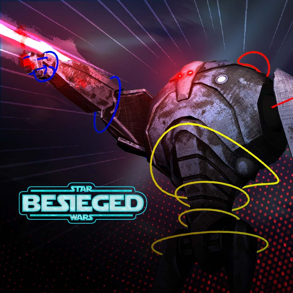 ArtStation - B2 Droid Rig and Animations - Star Wars Besieged