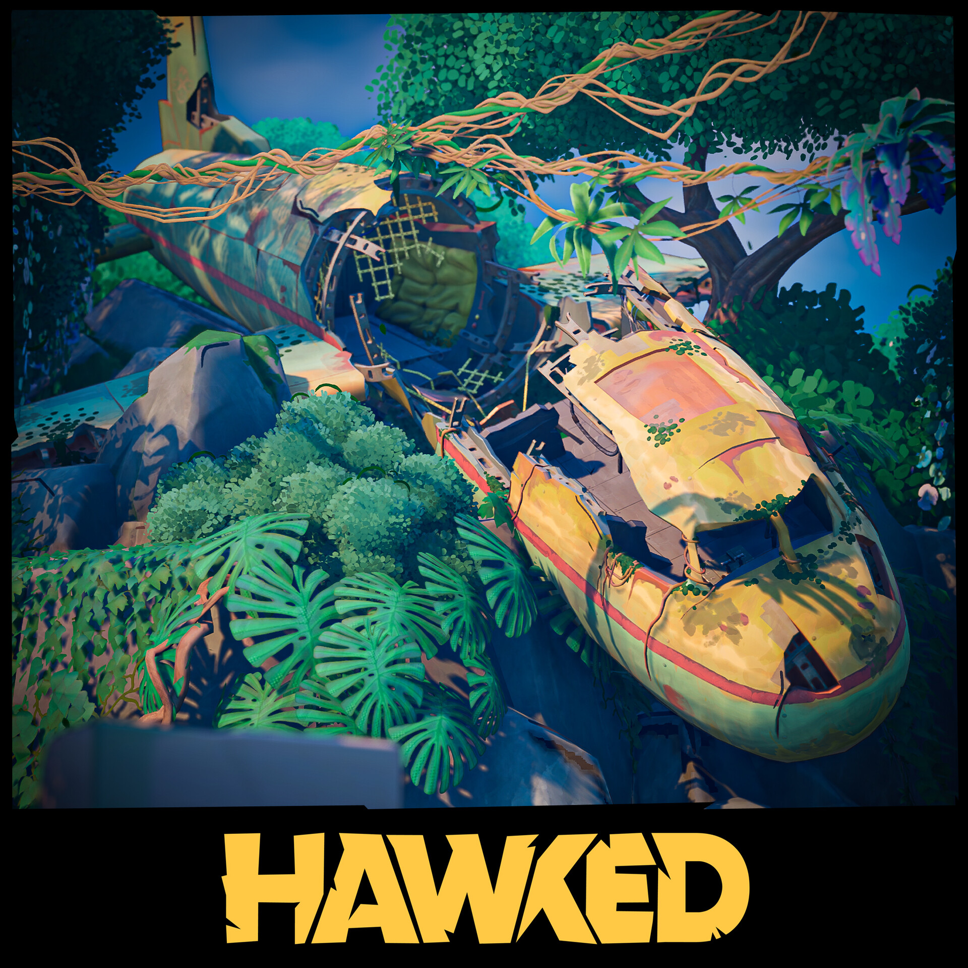 ArtStation - HAWKED | Plane Crash Site