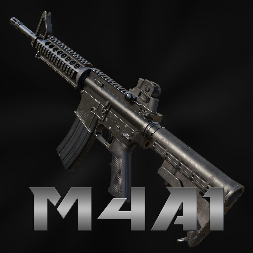 ArtStation - Game Ready M4A1 Rifle