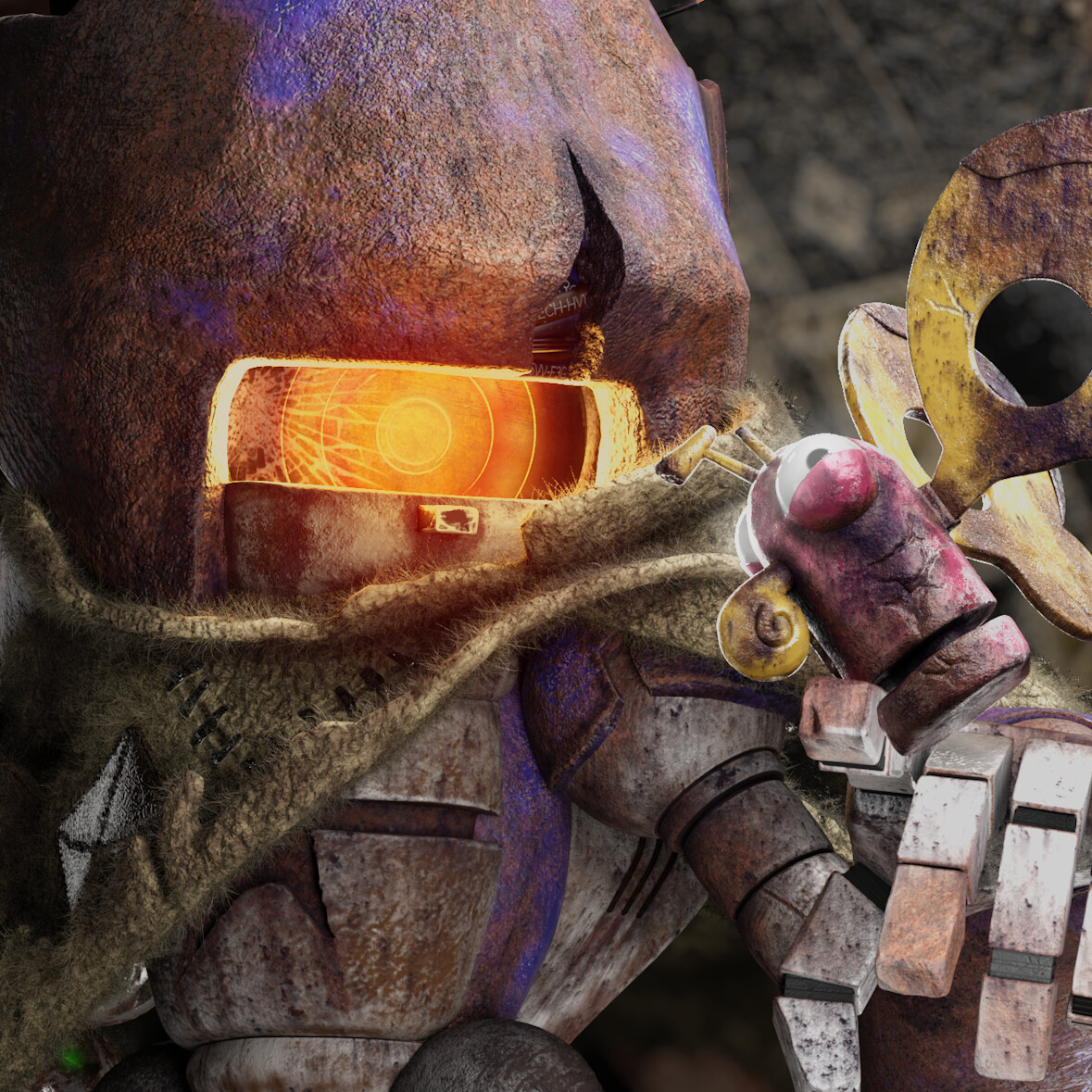 ArtStation - Mecha Sonic Mark II and Scrapniks