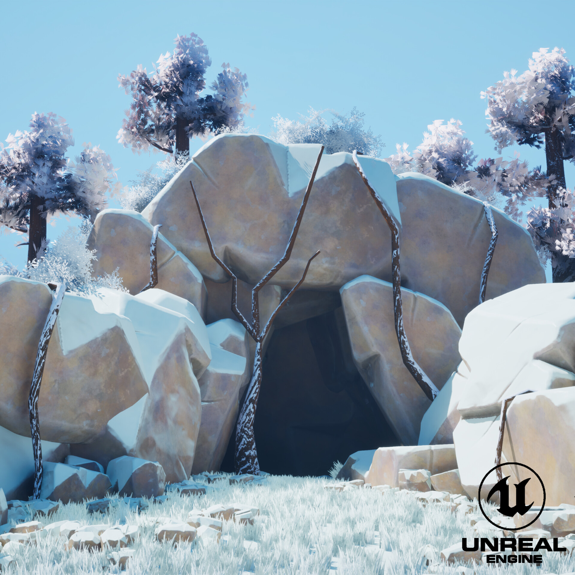 ArtStation - Stylized Cave