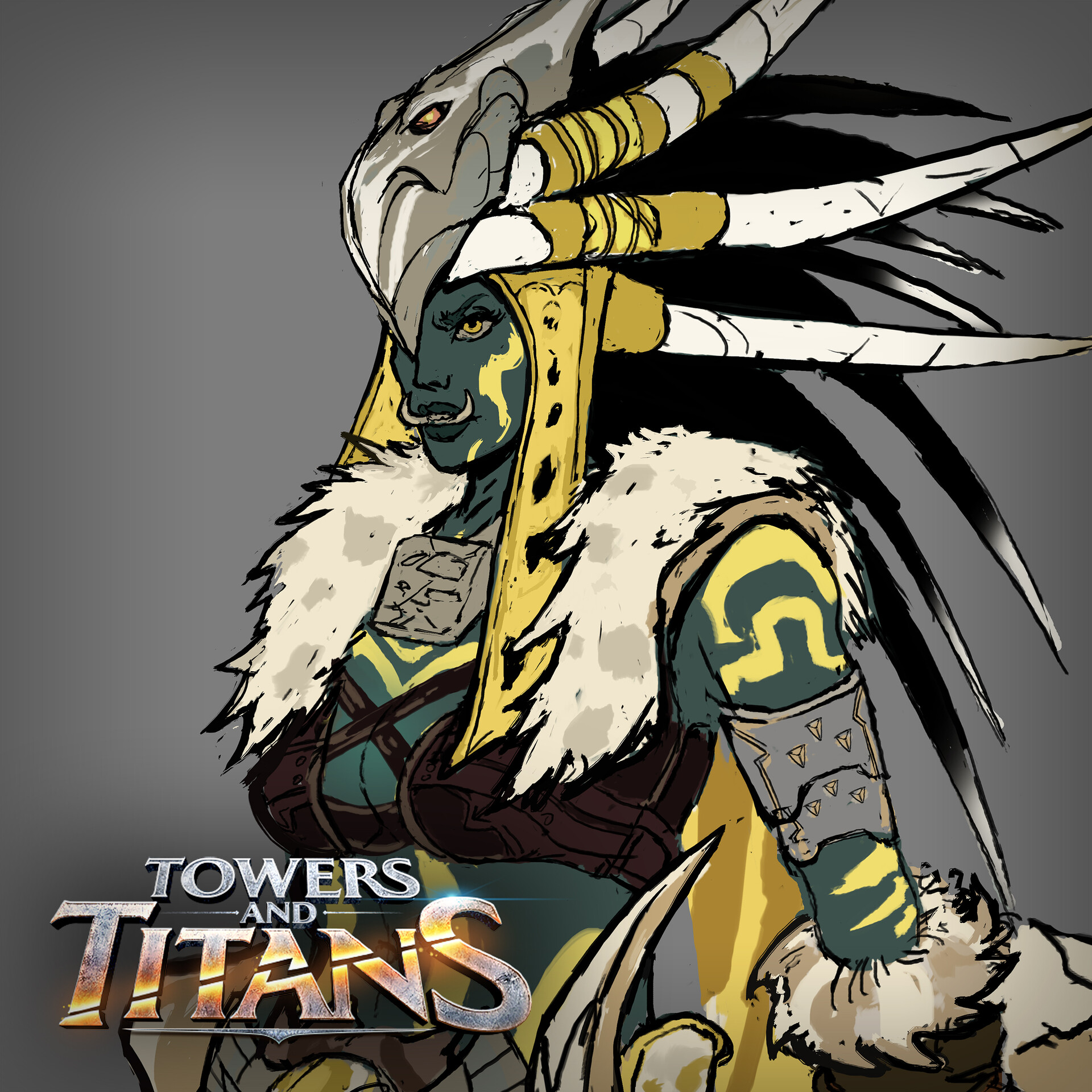 ArtStation - Tower and Titans Character Concept Art, Stalker