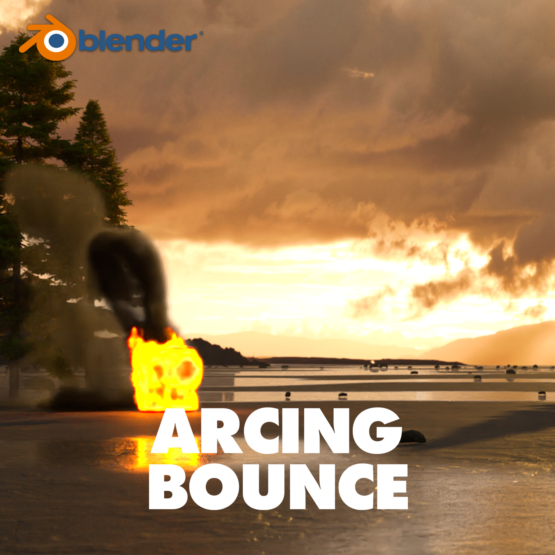 ArtStation - Arcing Bounce - 3D Animation