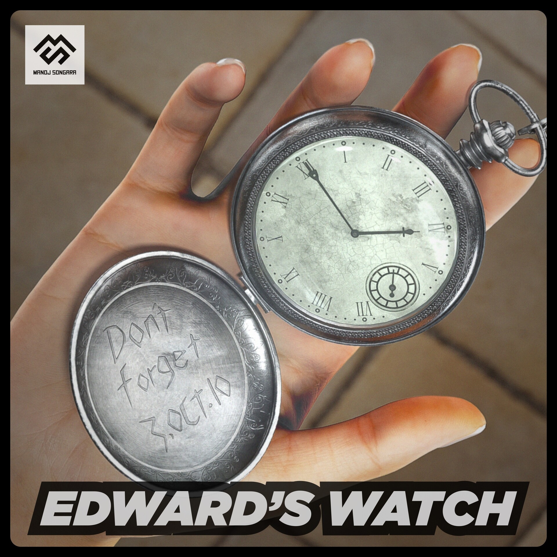 ArtStation - Edward's Watch - A Fullmetal Alchemist Fan-Art