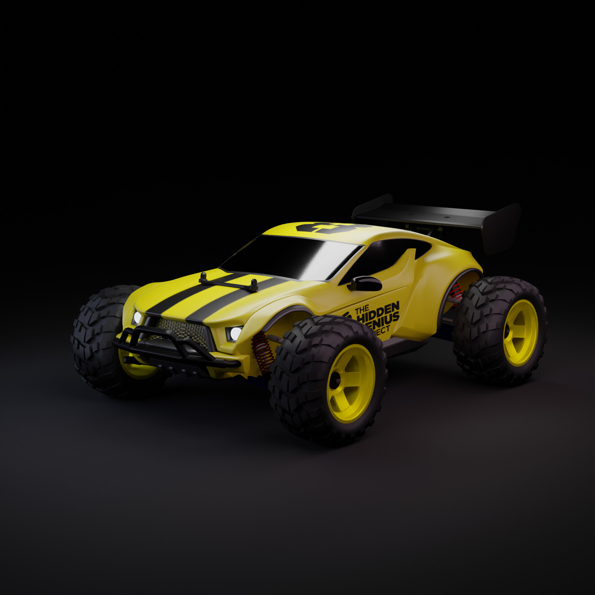 ArtStation - rc car (monster truck)