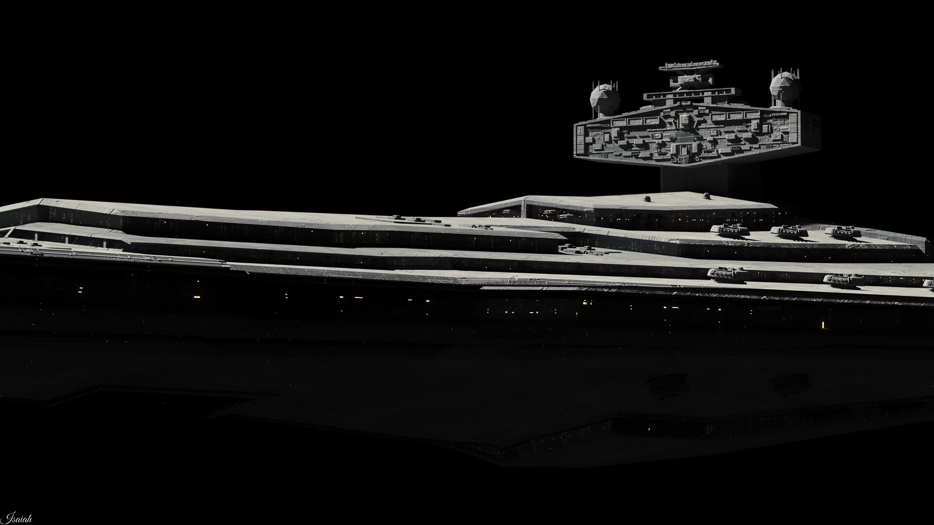 ArtStation - Star Destroyer Practice