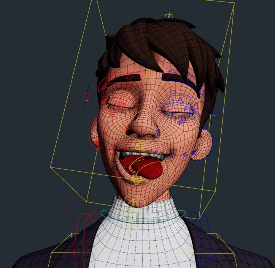 ArtStation - Cheyenne Cartoon Rig