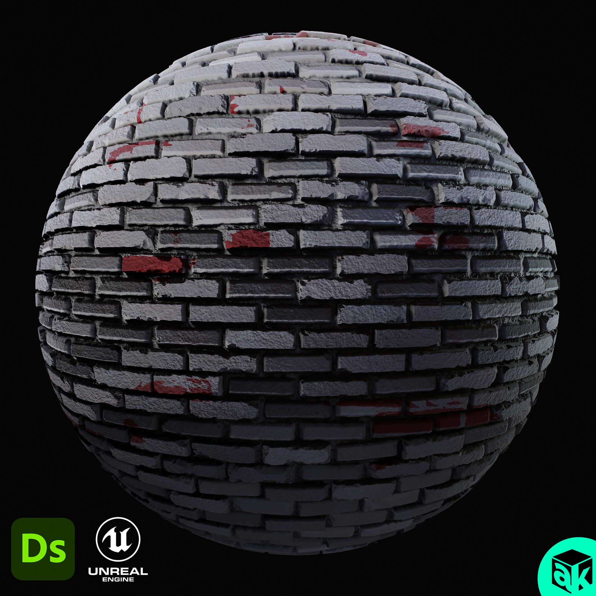 ArtStation - Brick Wall Material