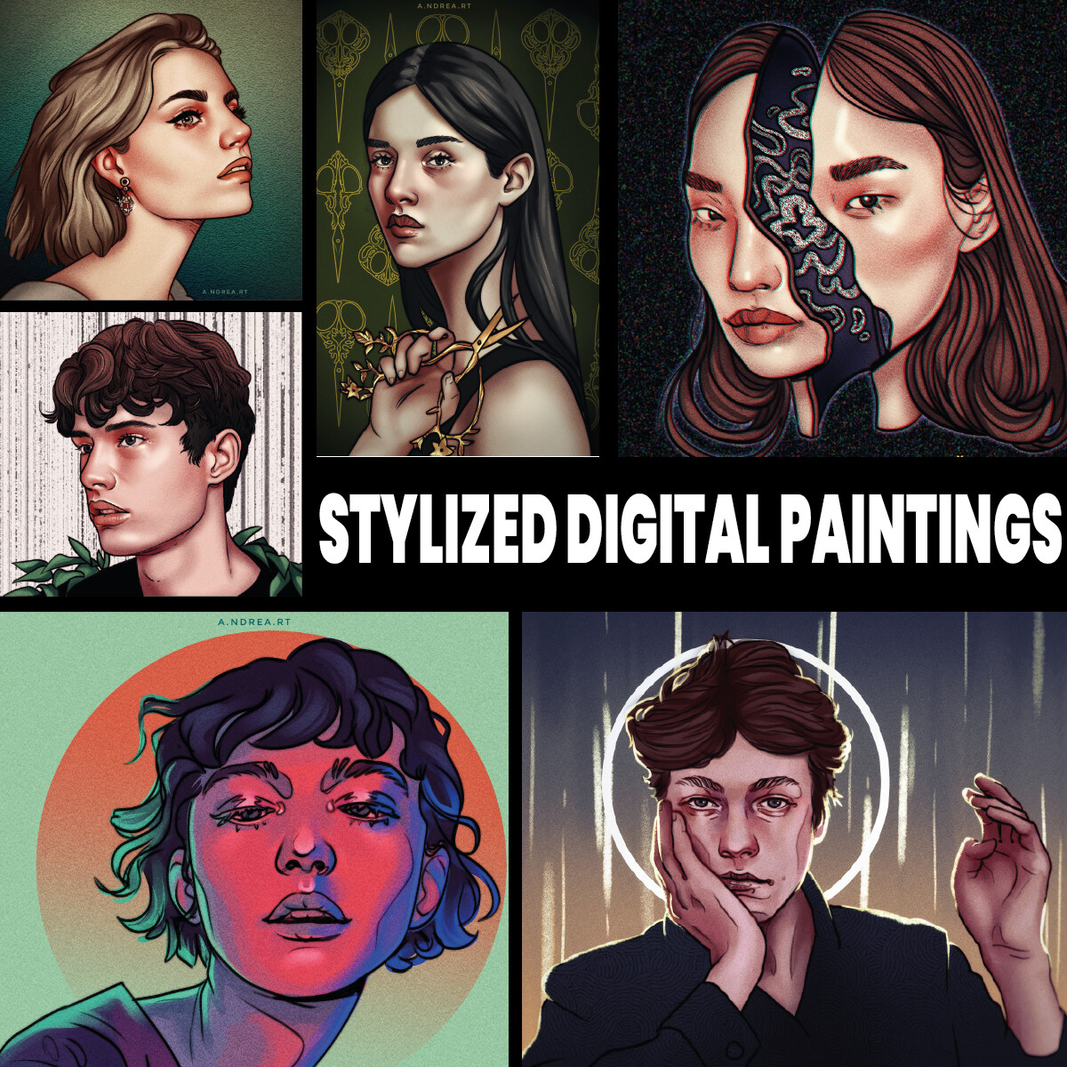ArtStation - STYLIZED DIGITAL PAINTINGS